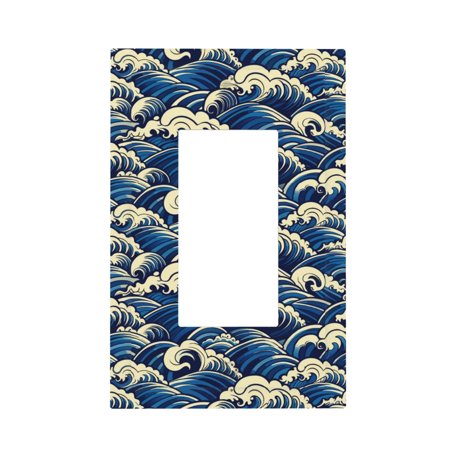 Junzan Japanese Water Wave for Electrical Outlet Covers, 5" x 3 ...