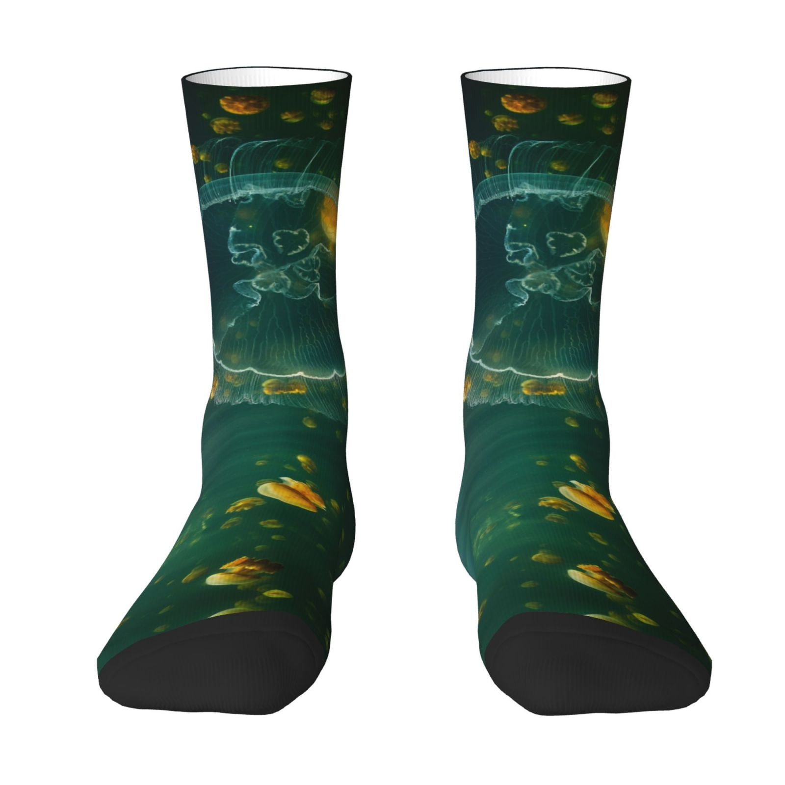 Junzan Jelly Fish Mens Funny Socks For Men Women Colorful Fun Novelty ...
