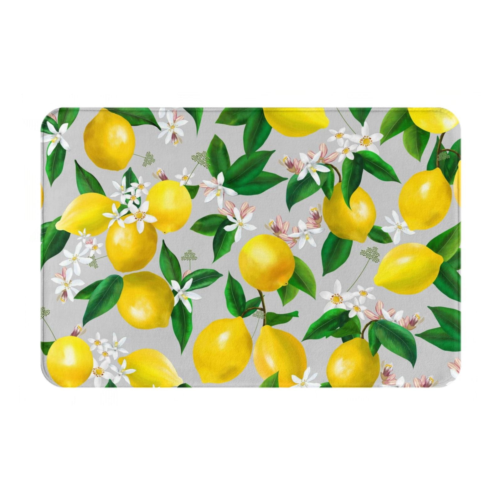 Junzan Lemon Seamless Pattern Oil Painting Effect Custom Funny Welcome ...