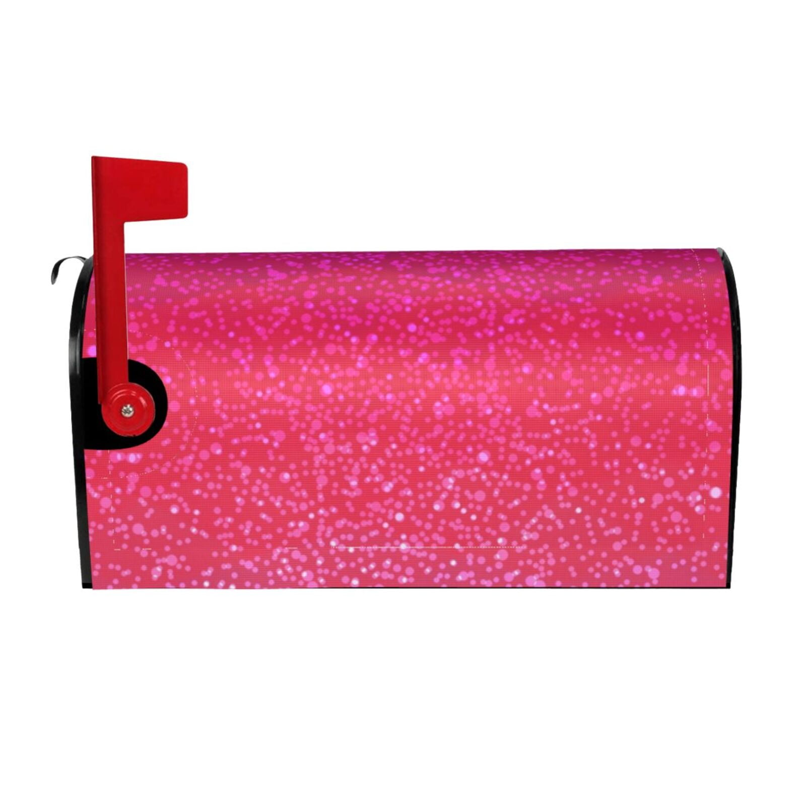 Junzan Light Purple Glitter Pattern Mailbox Covers,Magnetic Mailbox ...