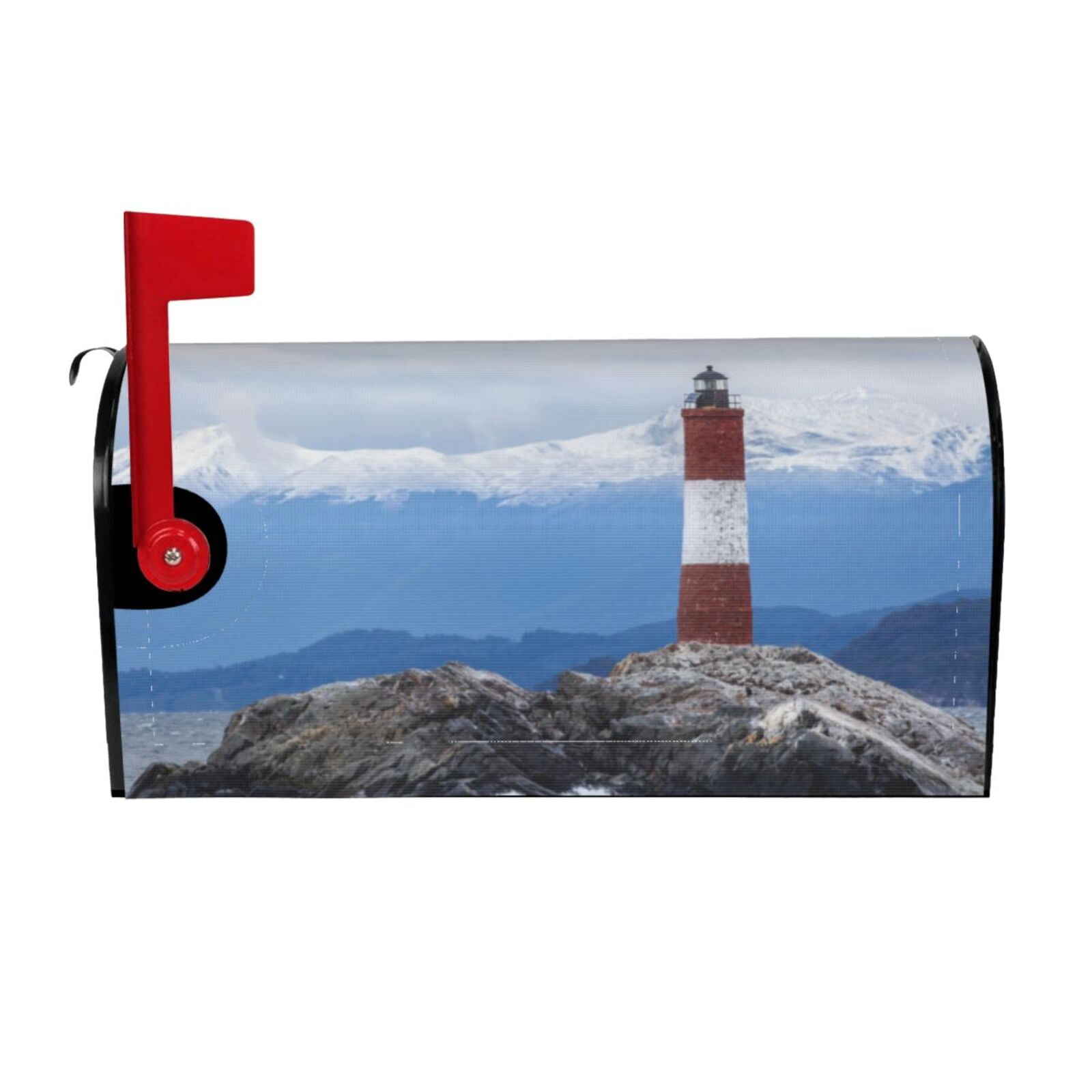 Junzan Lighthouse On The Waters Pattern Mailbox Covers,Magnetic Mailbox ...