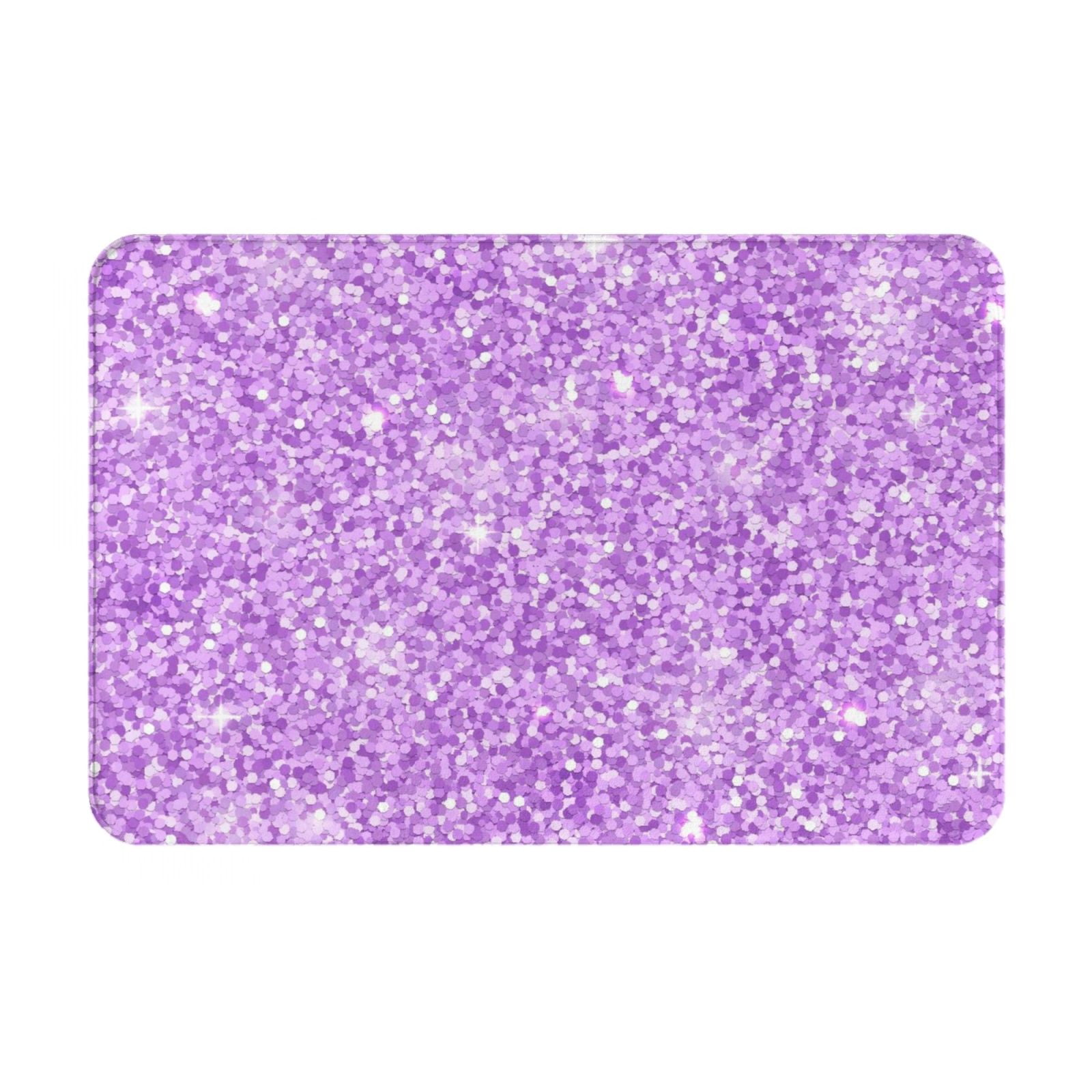 Junzan Lilac Glittering Custom Funny Welcome Doormat Personalized Door ...