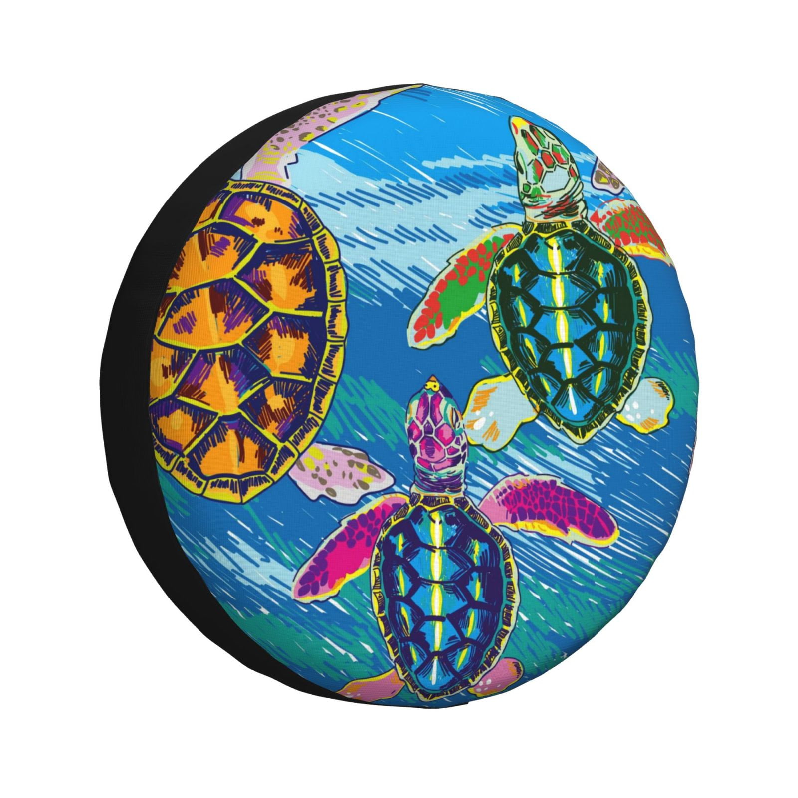 Junzan Little Sea Turtles Tire Cover Wheel Protector for Truck SUV ...