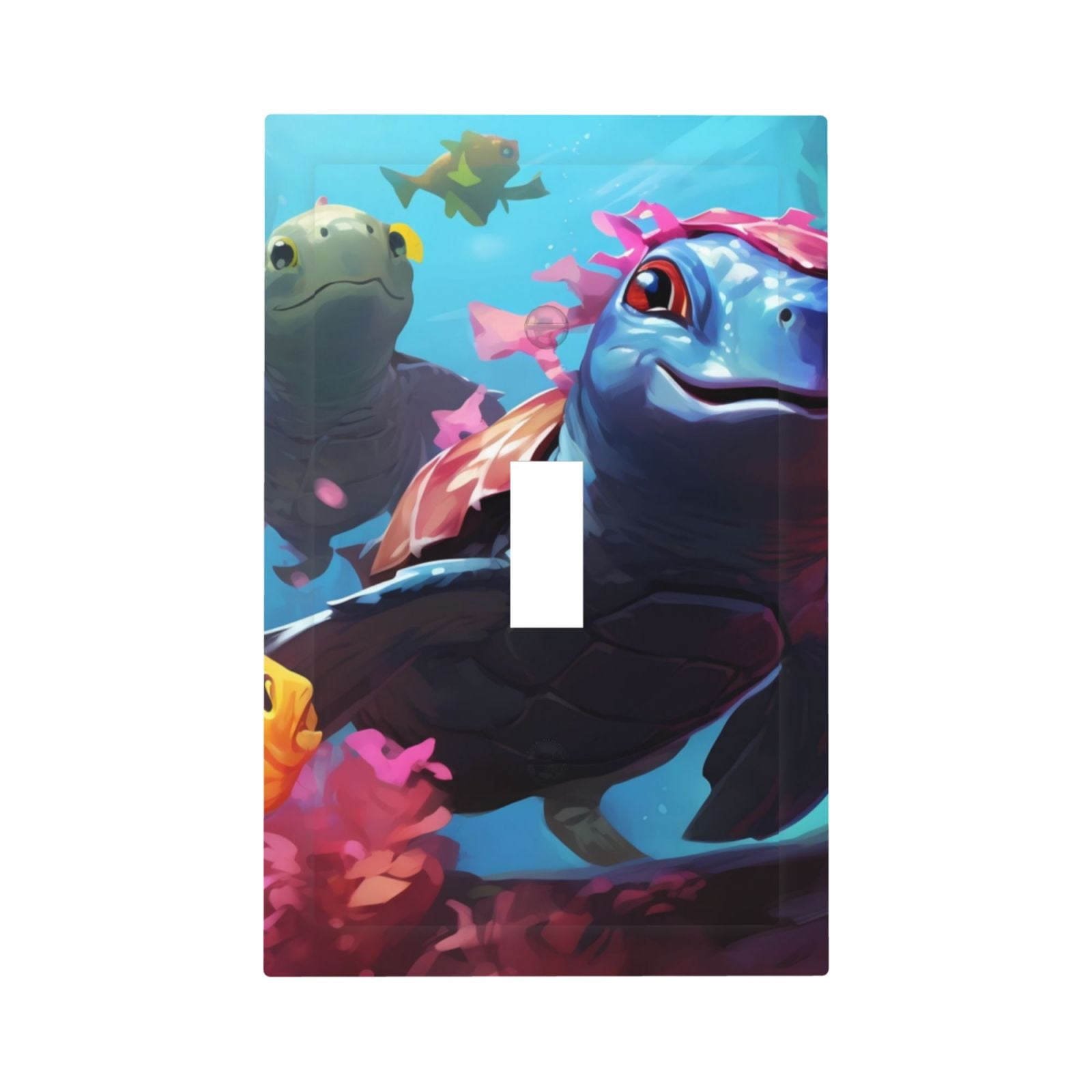 Junzan Lively Cute Turtle for Electrical Outlet Covers, 5" x 3 ...