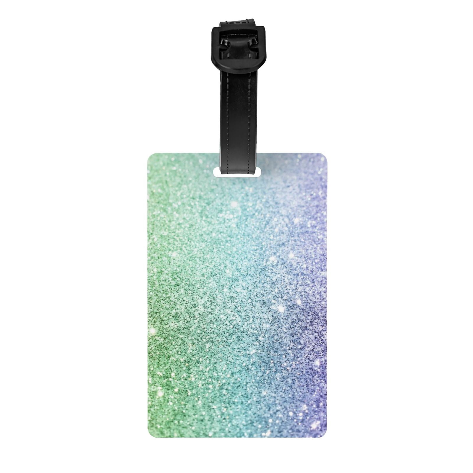 Junzan Luggage Tag For Suitcase Beautiful Glitter Print Luggage Tag ...