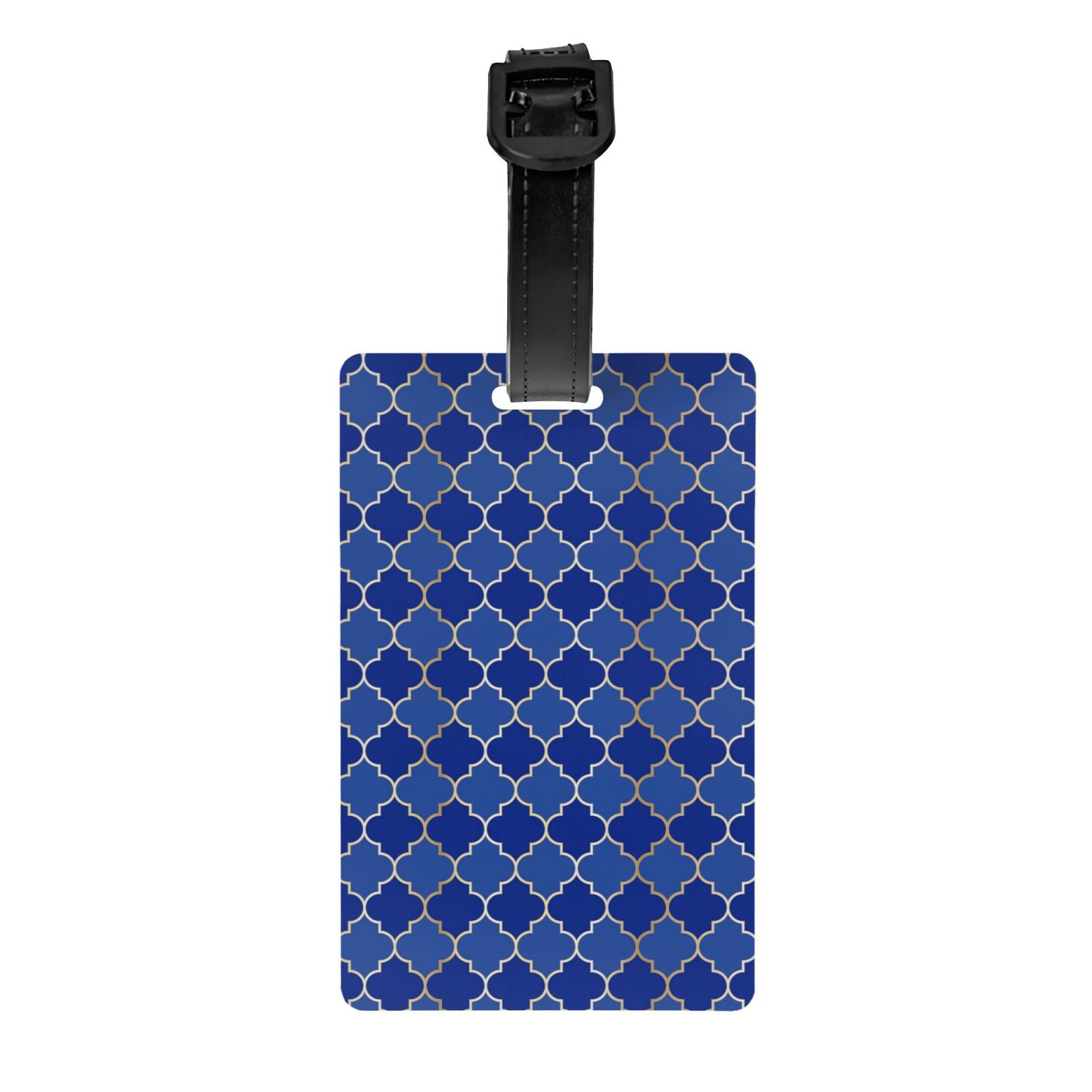 Junzan Luggage Tag For Suitcase Blue Lantern Shapes Print Luggage Tag ...