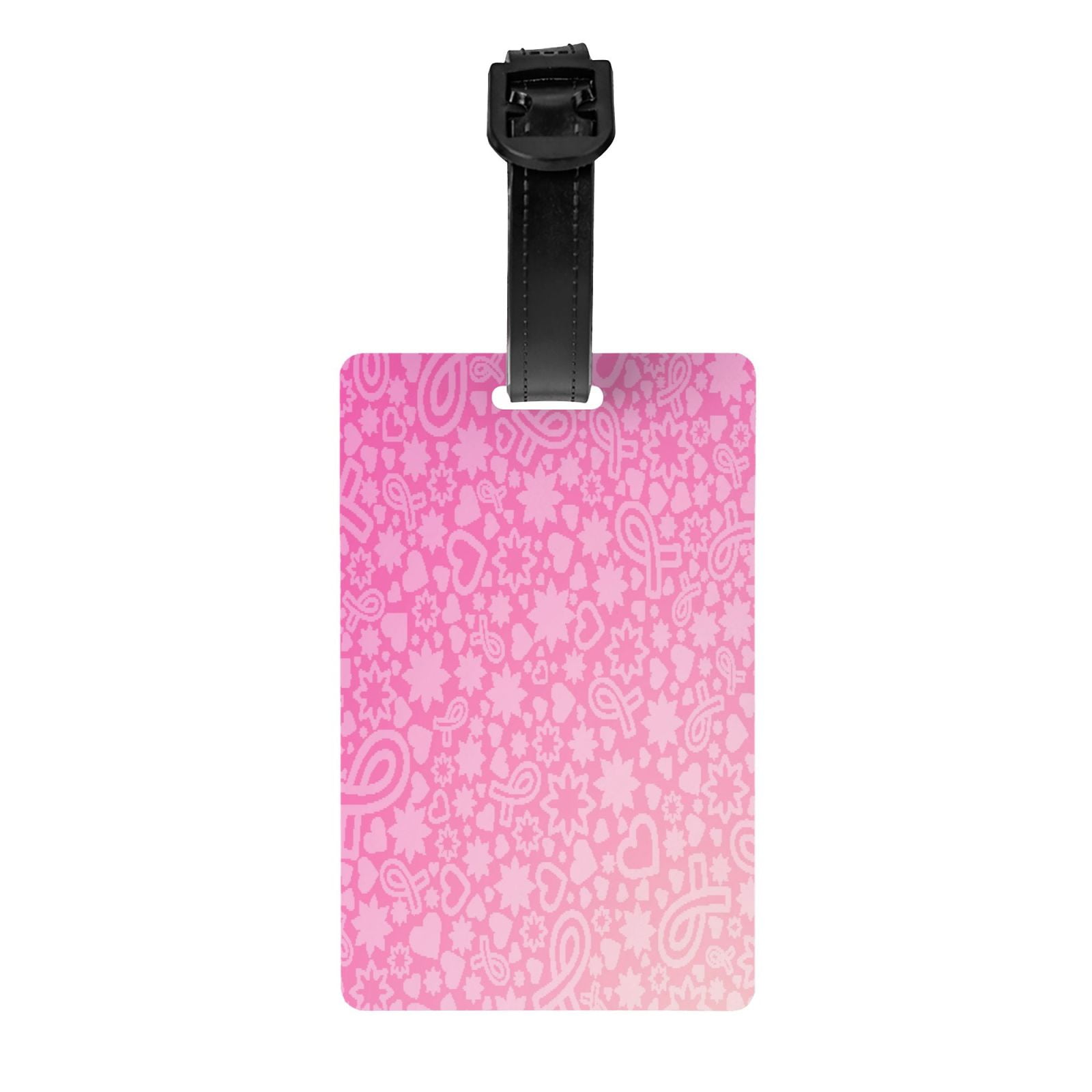 Junzan Luggage Tag For Suitcase Breast Cancer Pink Ribbons Awareness ...