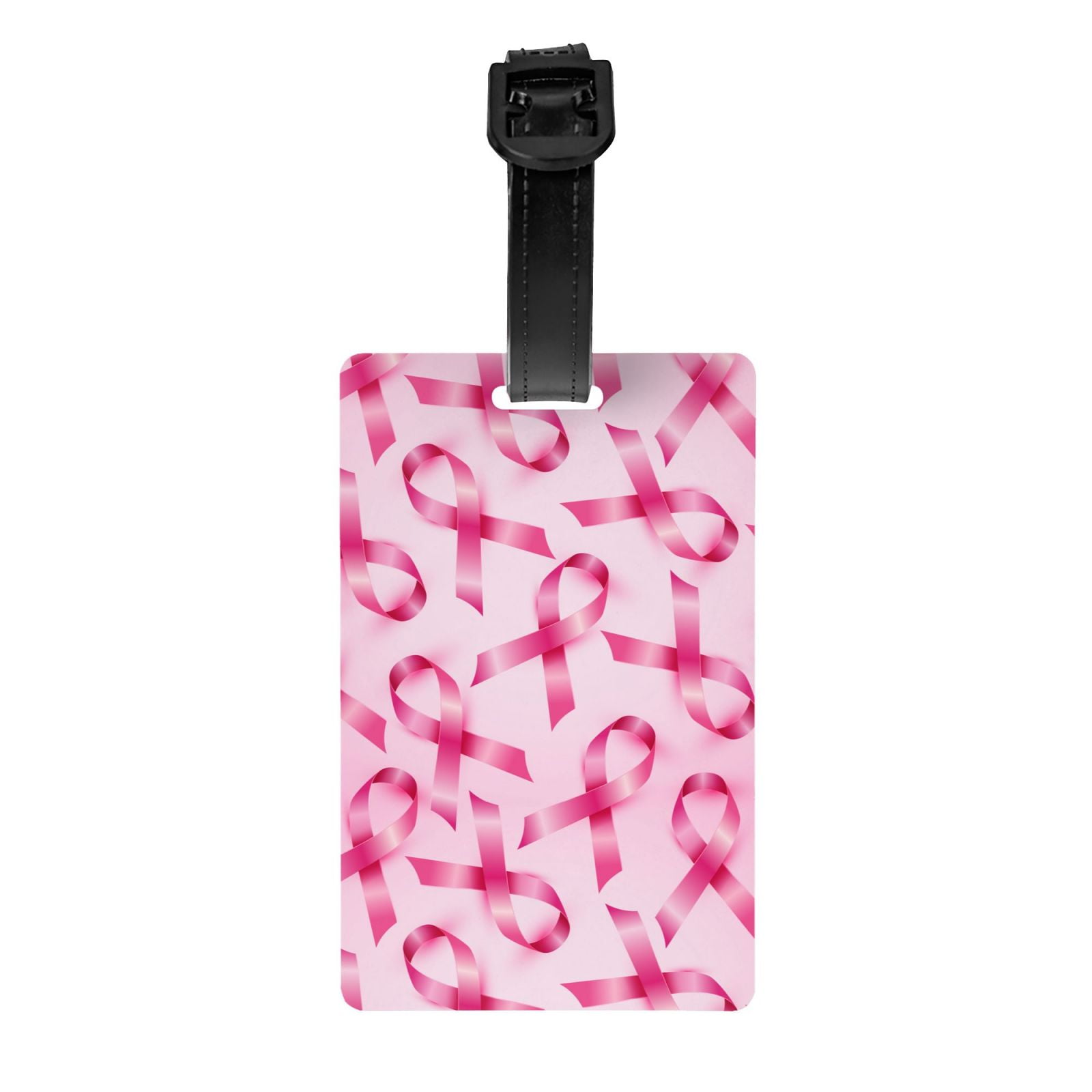 Junzan Luggage Tag For Suitcase Breast Cancer Ribbons Awareness Print ...