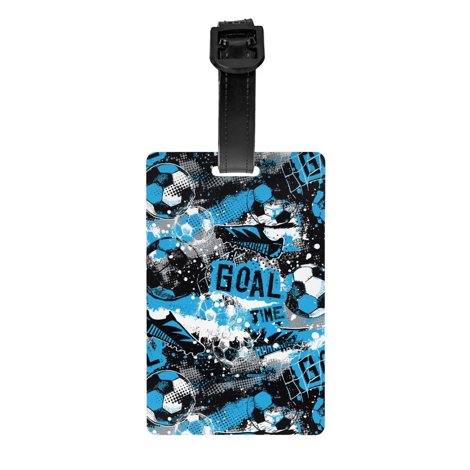 Junzan Luggage Tag For Suitcase Football Time Print Luggage Tag With Id ...