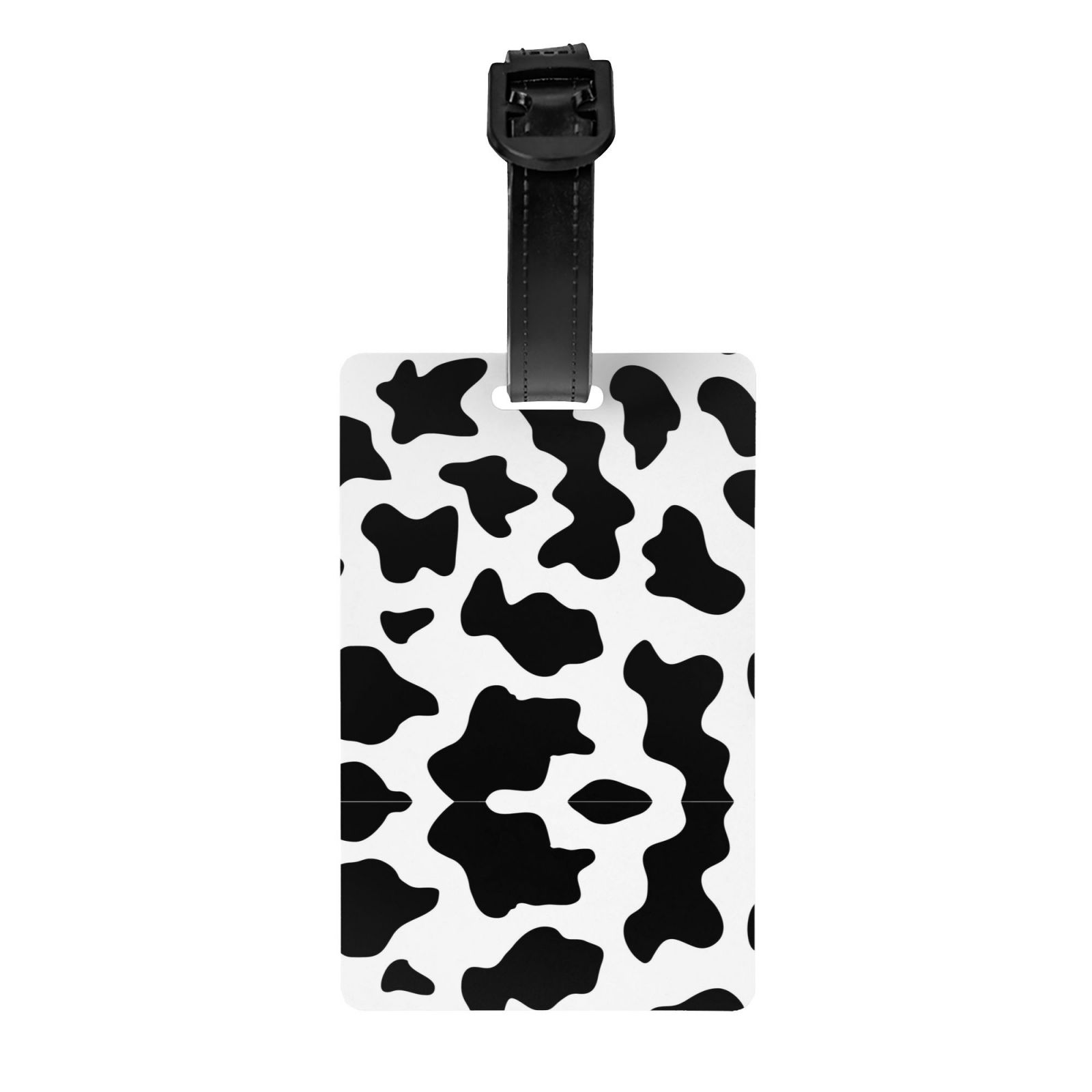 Junzan Luggage Tag For Suitcase Milk Cow Print Luggage Tag With Id ...