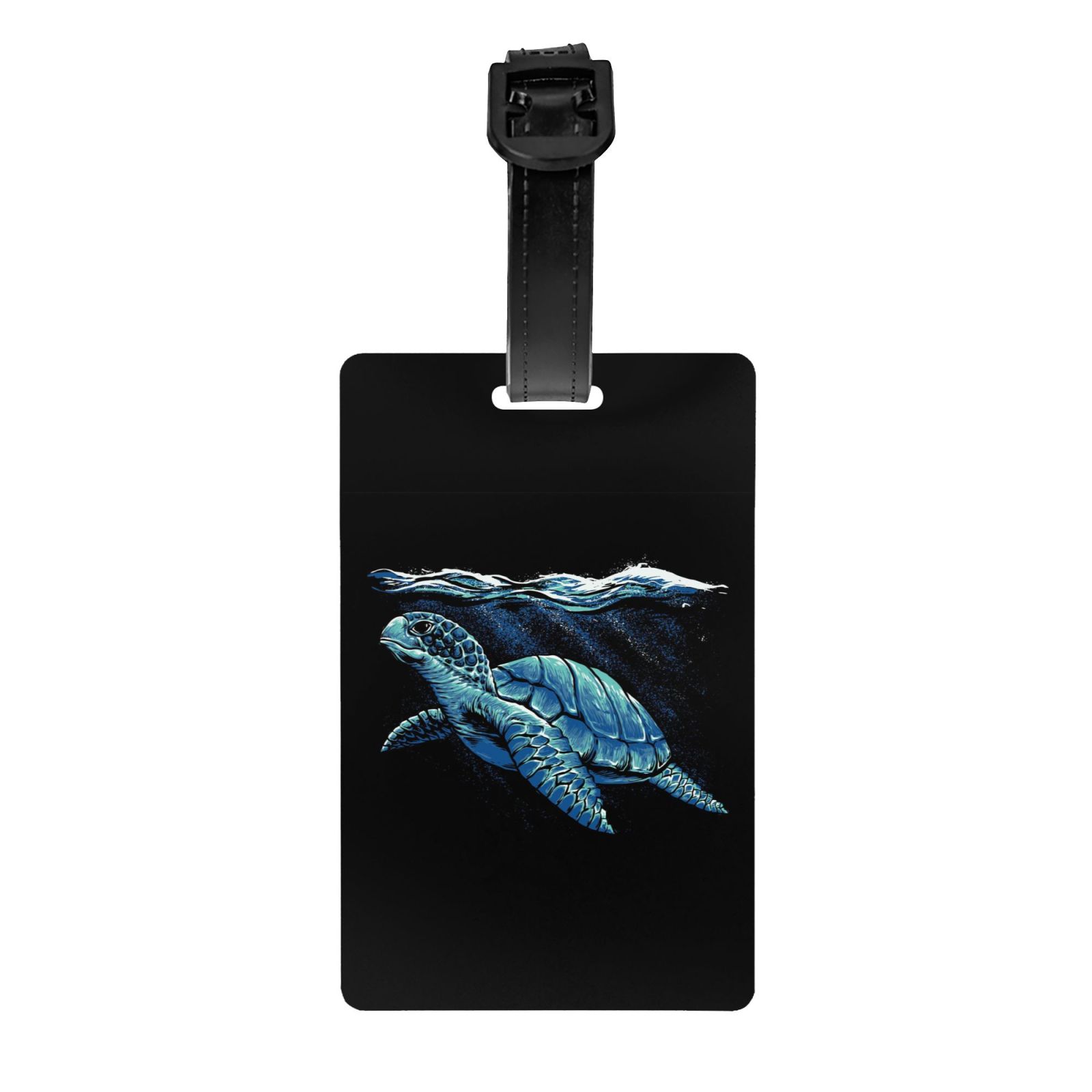 Junzan Luggage Tag For Suitcase Ocean Turtle Print Luggage Tag With Id ...