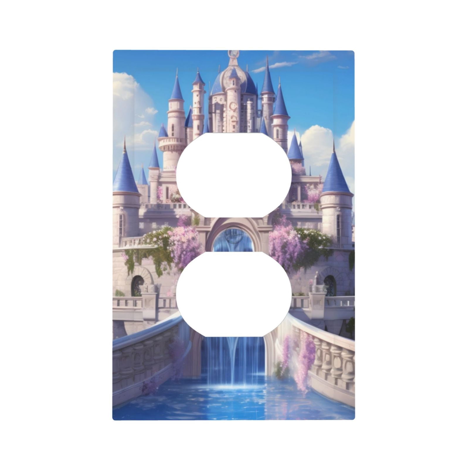 Junzan Majestic Fantasy Castle for Electrical Outlet Covers, 5" x 3 ...