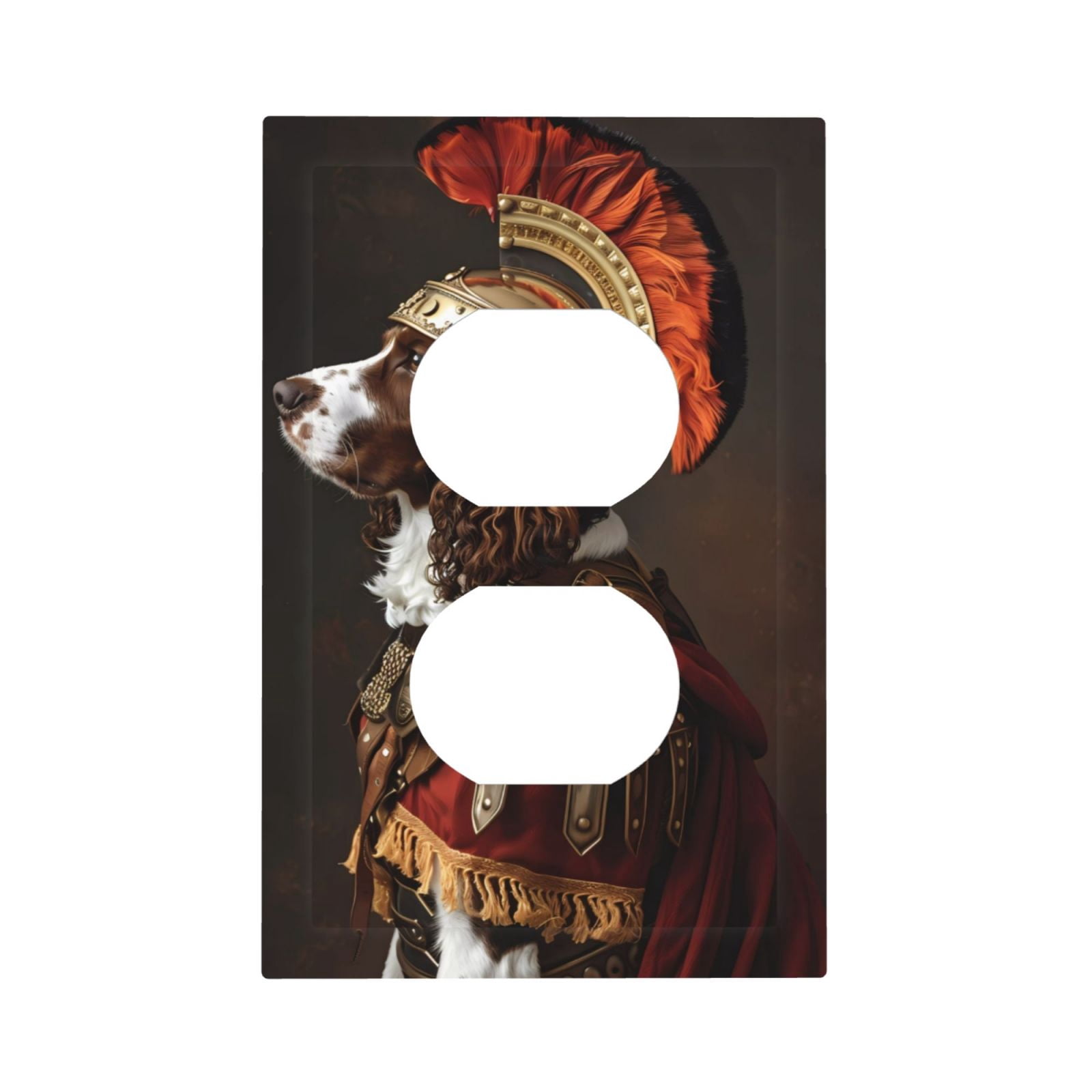 Junzan Medieval Knight Dog for Electrical Outlet Covers, 5" x 3 ...