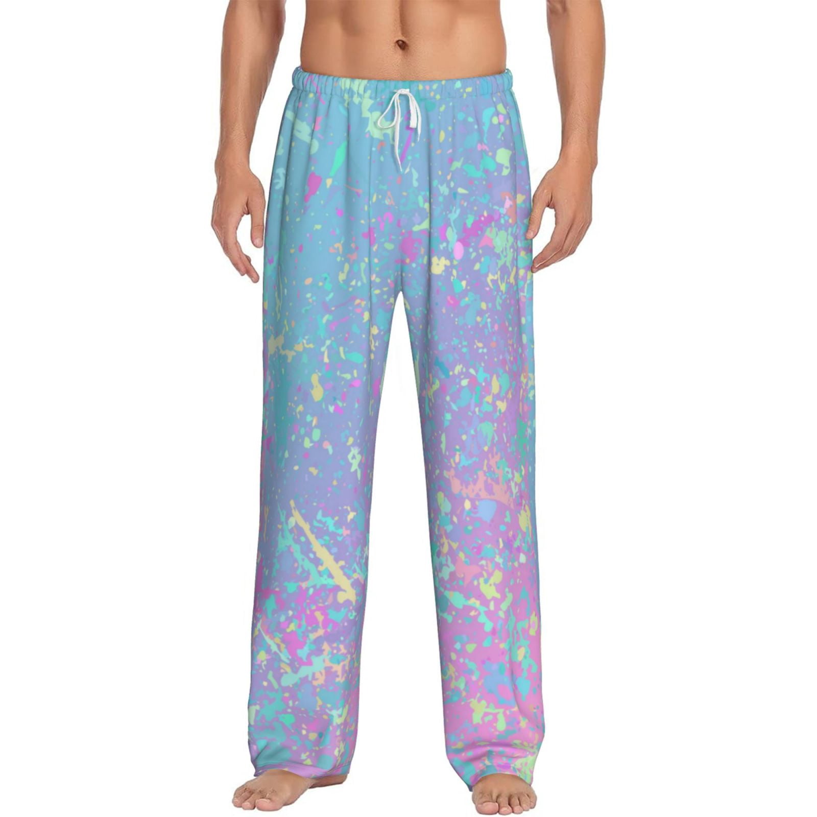 Junzan Men'S Pajama Pants Fantasy Gradient Sleepwear Pants Pj Bottoms ...