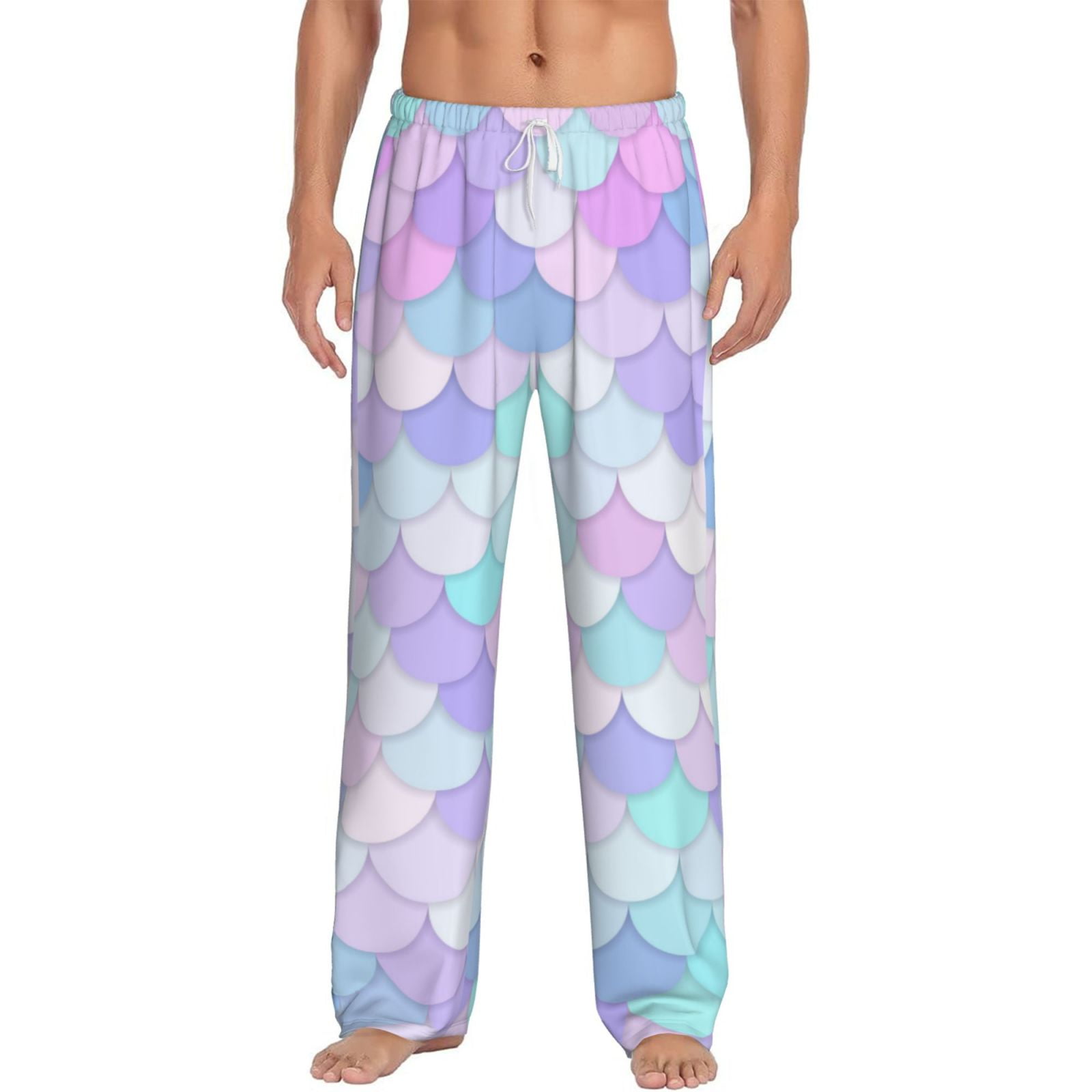 Junzan Men'S Pajama Pants Rainbow Scales Sleepwear Pants Pj Bottoms ...