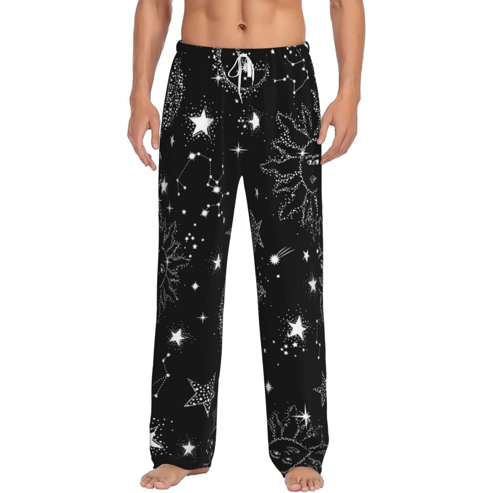 Junzan Men'S Pajama Pants Space Galaxy Sleepwear Pants Pj Bottoms ...