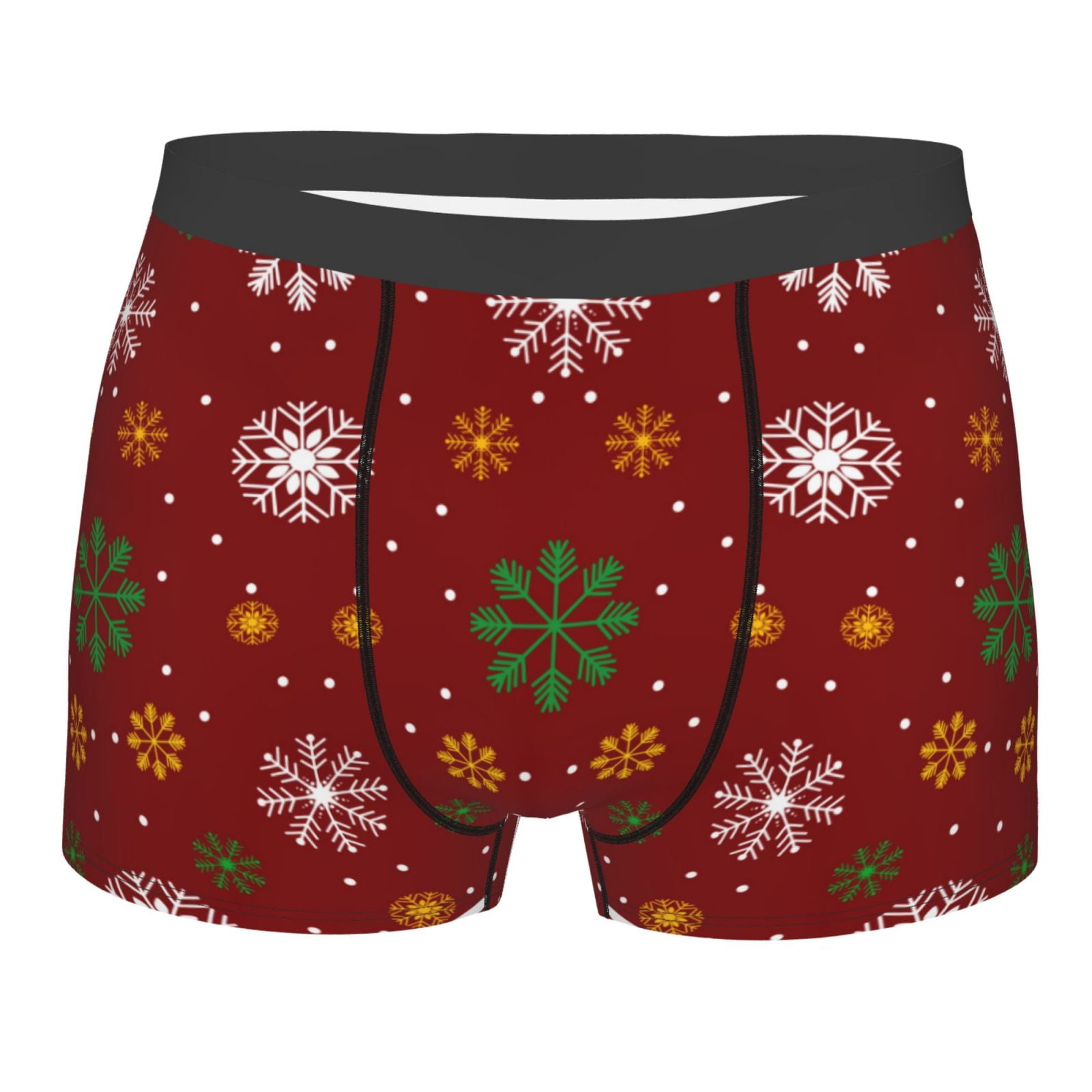 Junzan Merry Christmas Mens Underwear Boxer Briefs For Men’s - Large ...