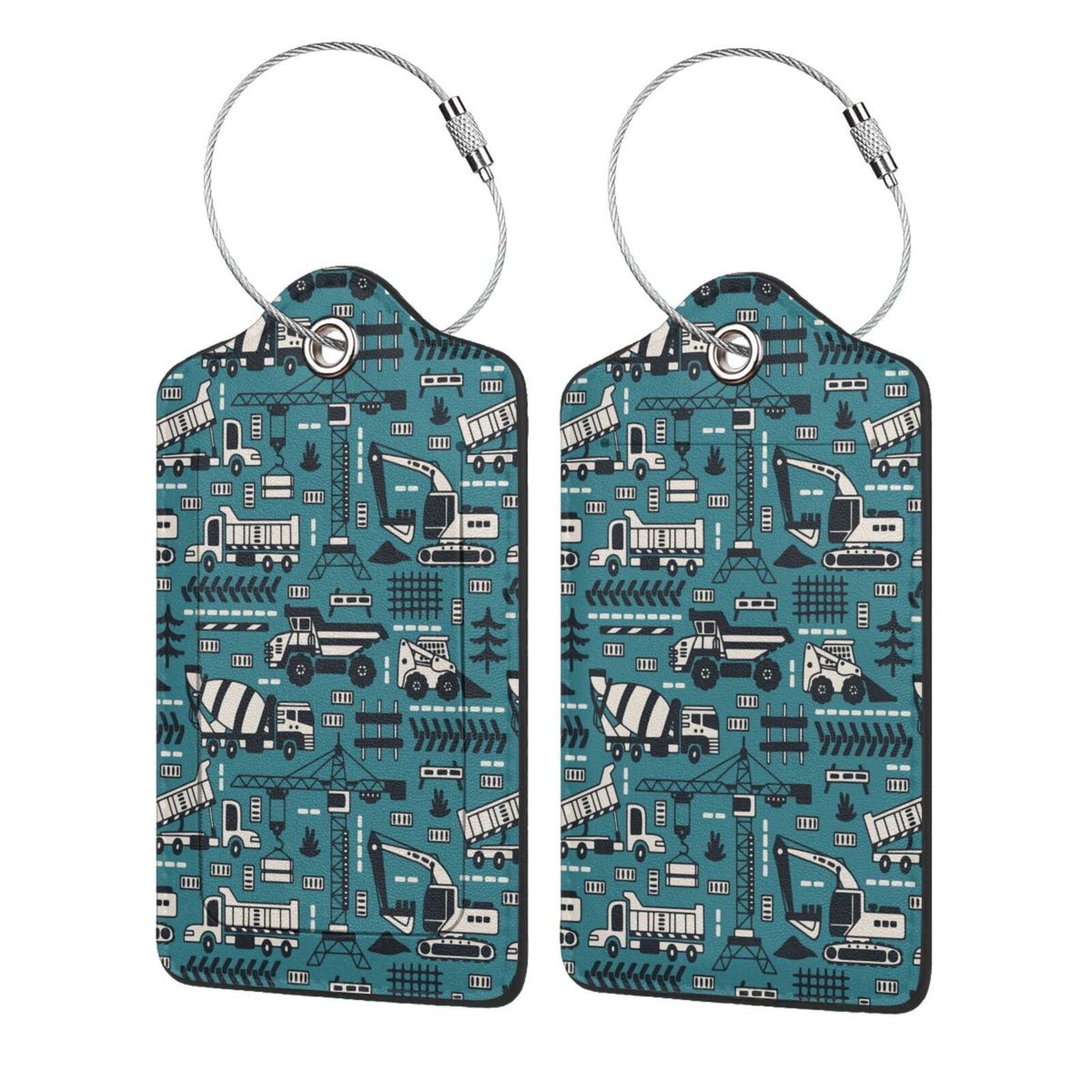 Junzan Modern Excavator for Luggage Tags,Leather Luggage Tags for ...