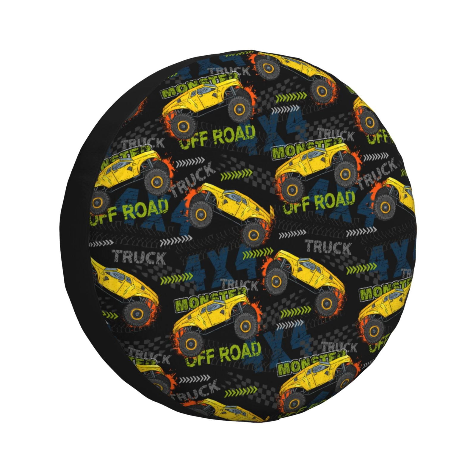 Junzan Monster Truck1 Tire Cover Wheel Protector For Truck Suv Trailer ...