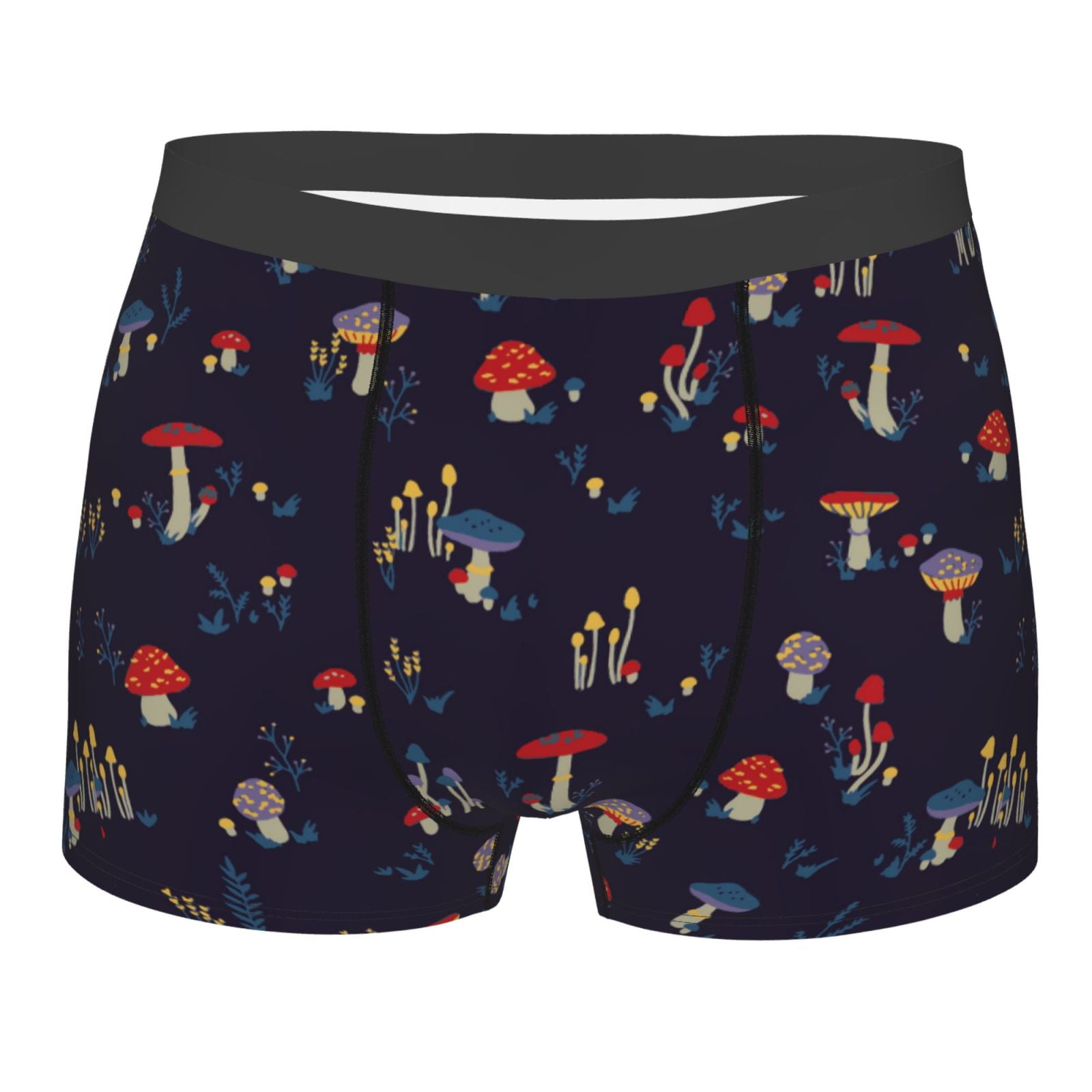 Junzan Mushrooms3 Mens Underwear Boxer Briefs For Men’s - Large ...