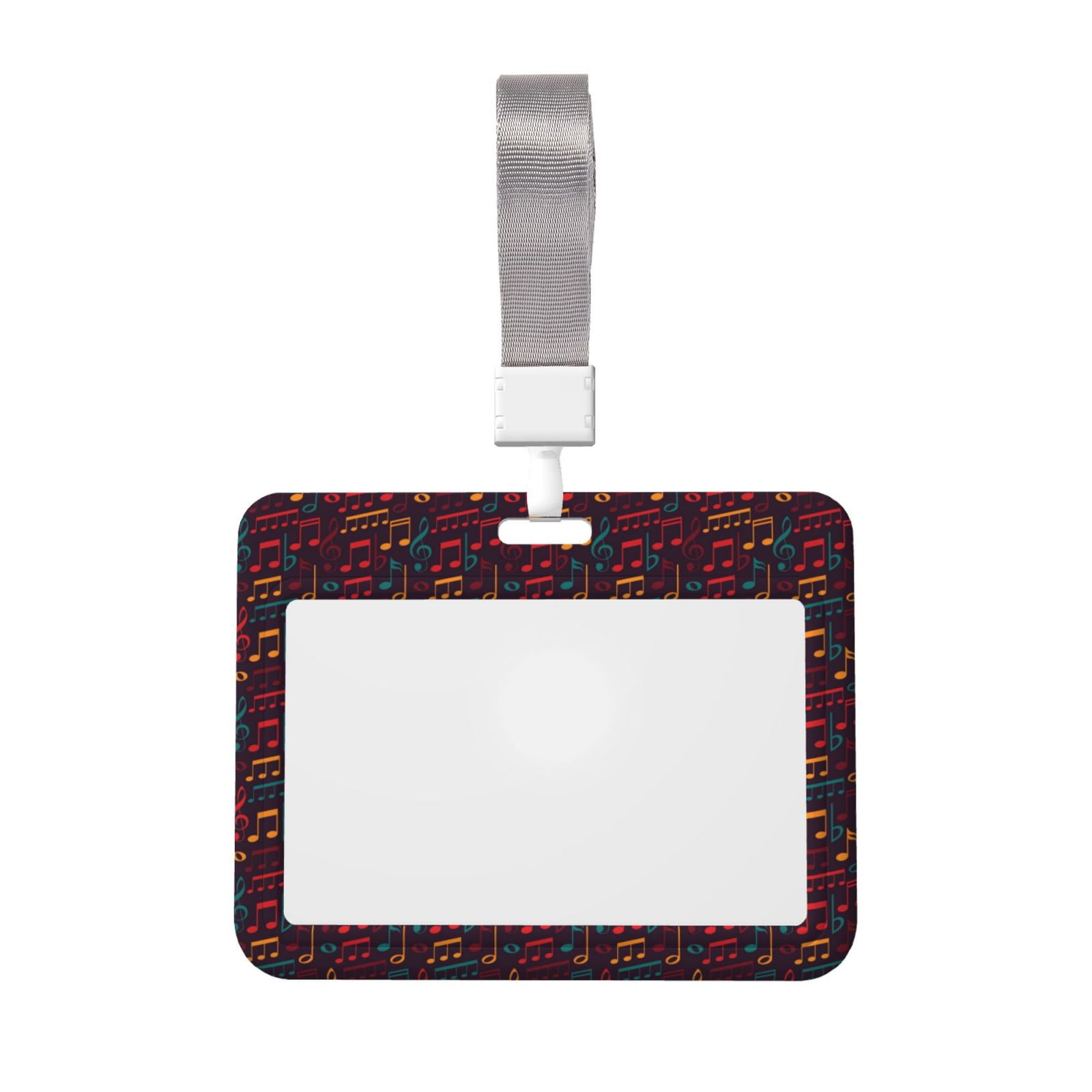 Junzan Music ID Badge Holder with Windows Key Card Work Badge Sleeve ...