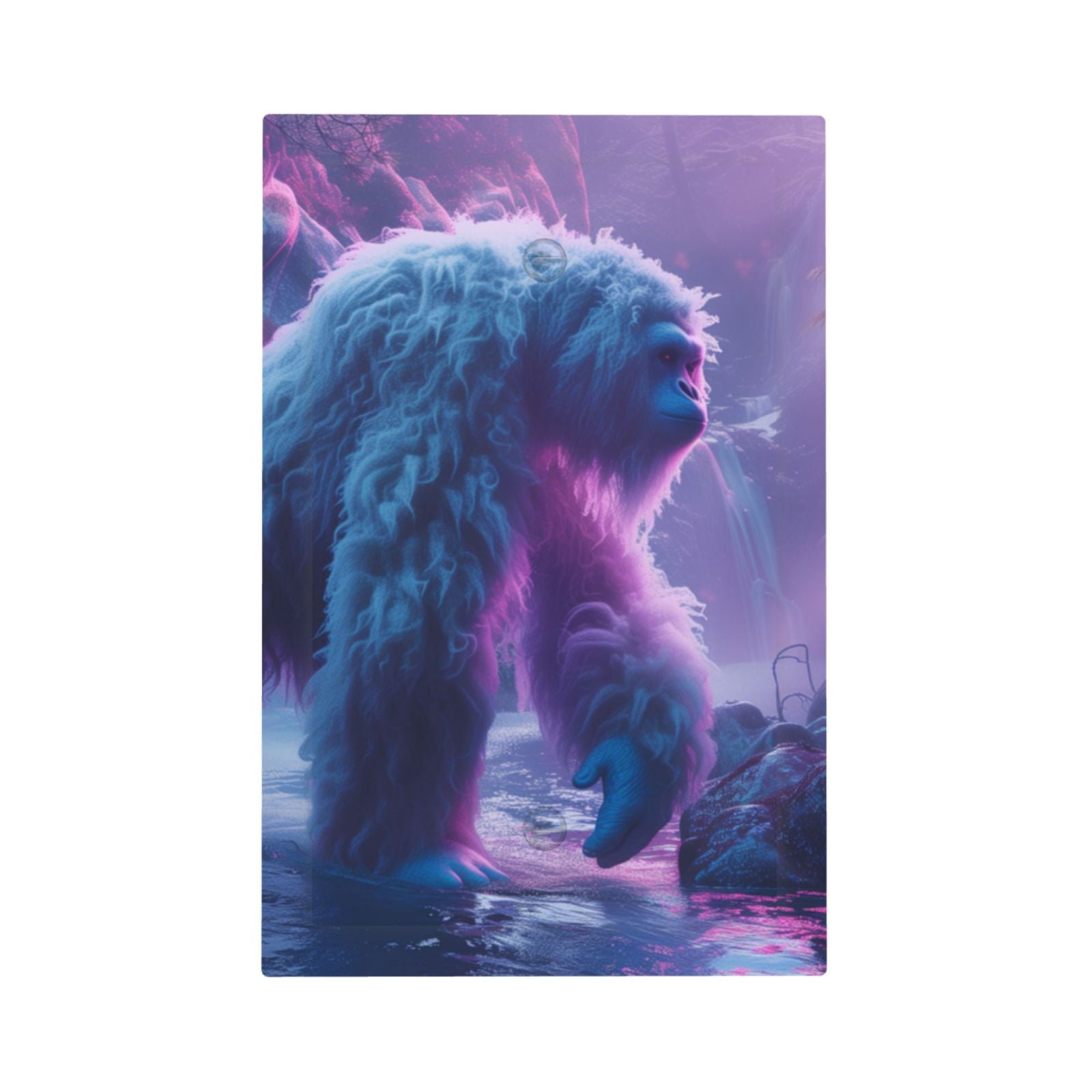 Junzan Mystical White gorilla Jungle for Electrical Outlet Covers, 5" x ...