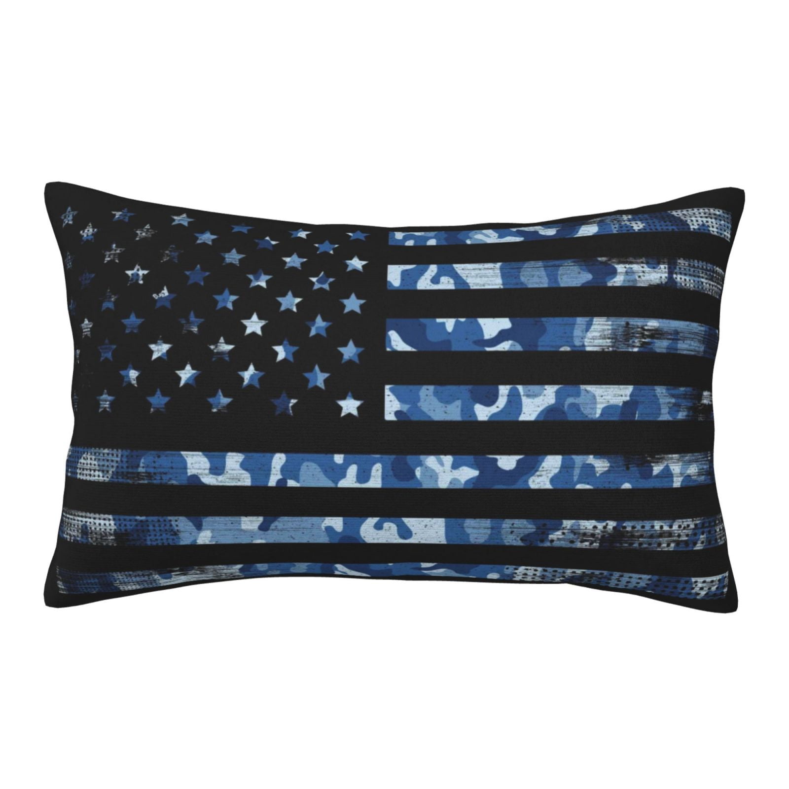 Junzan Navy Camouflage American Flag Pillow Cases Standard Size, with ...