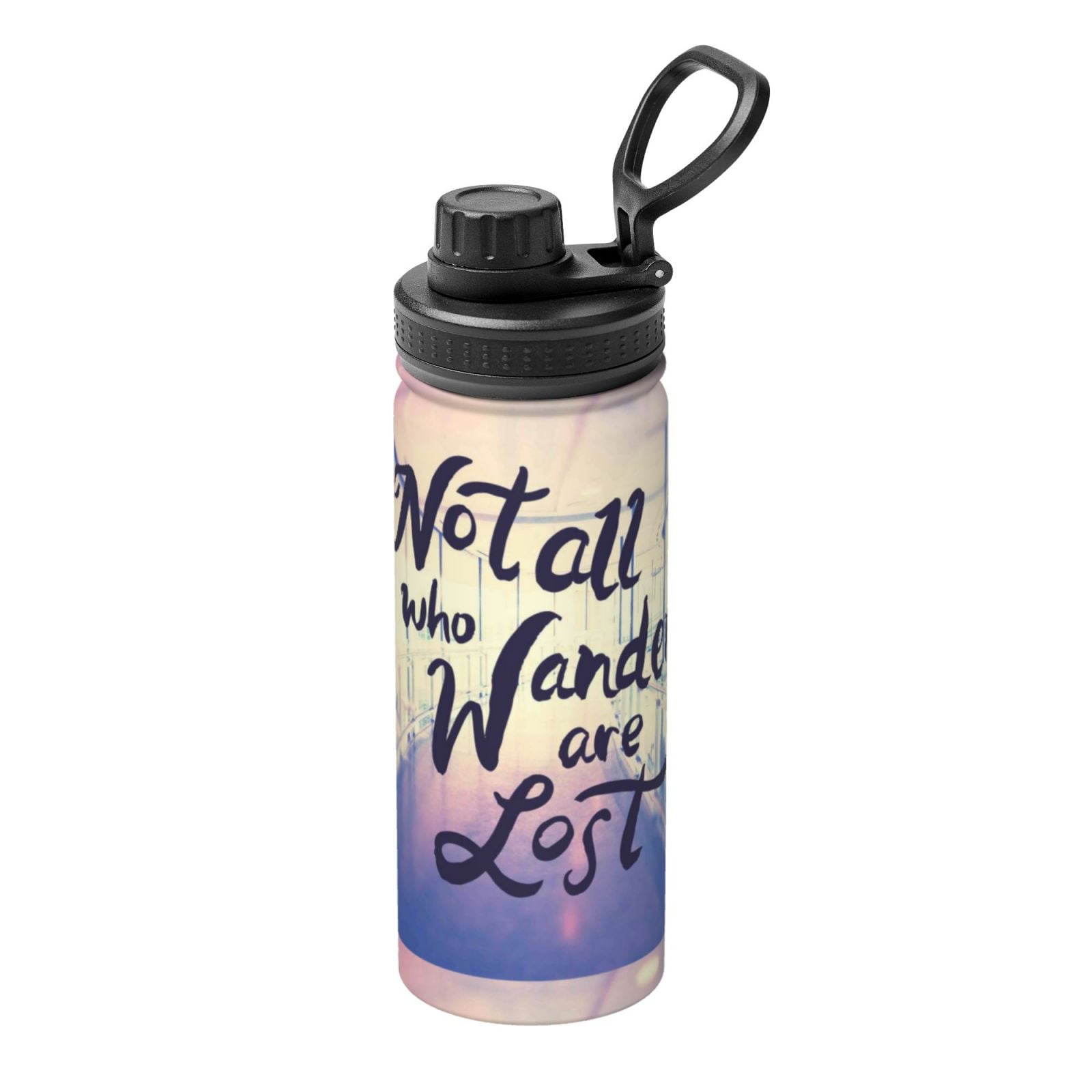 Junzan Not All Those Who Wander Are Lost Pattern 18OZ Stainless Steel ...