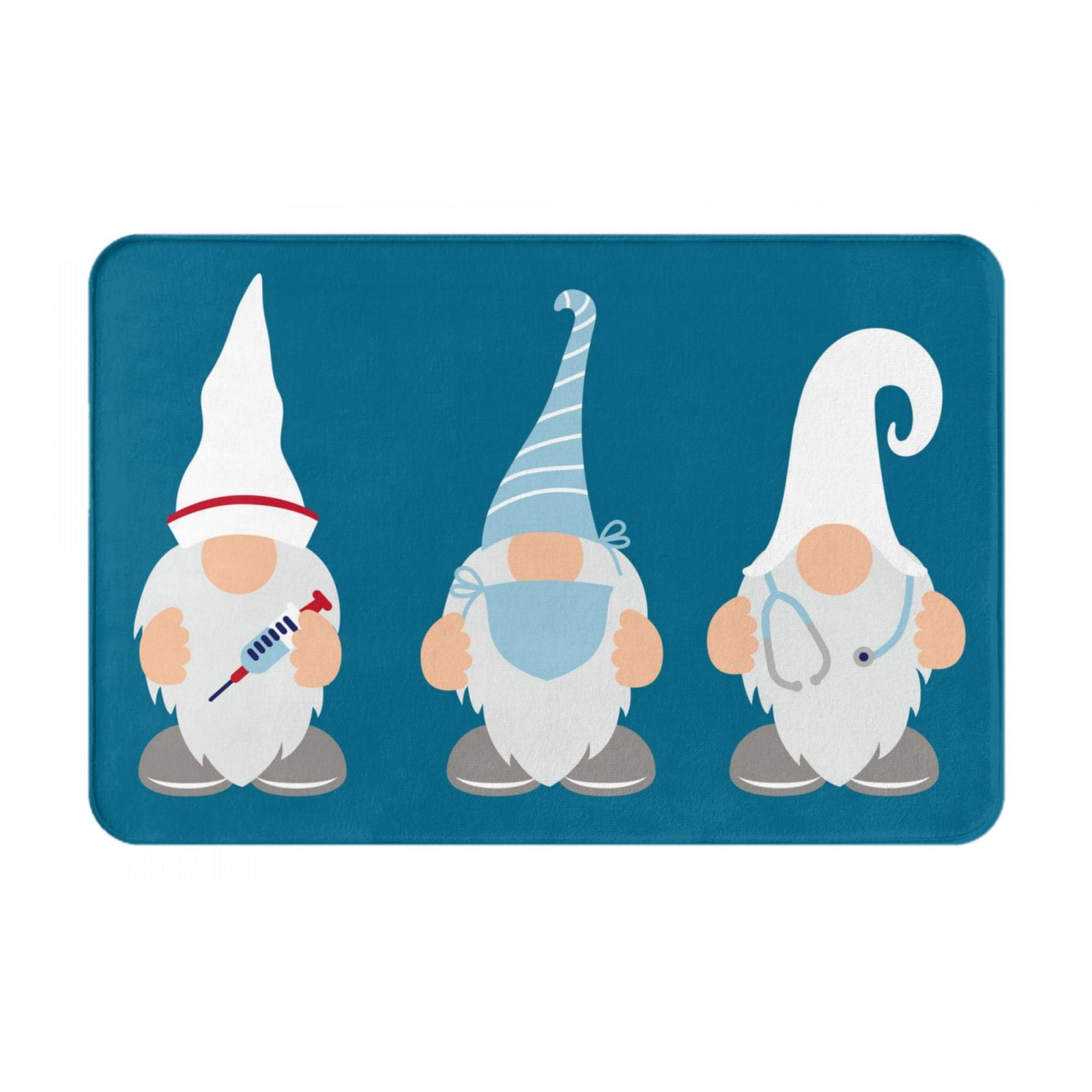 Junzan Nurse Doctor Gnomes Custom Funny Welcome Doormat Personalized ...