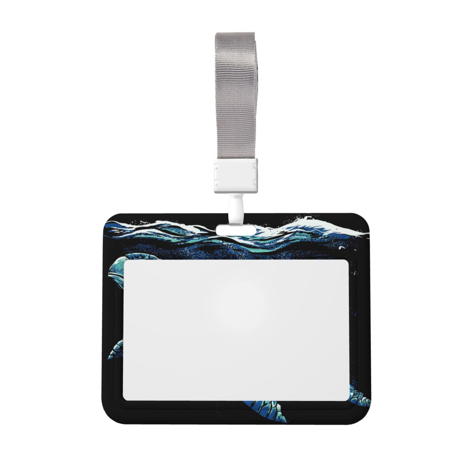 Junzan Ocean Turtle Id Badge Holder With Windows Key Card Work Badge ...