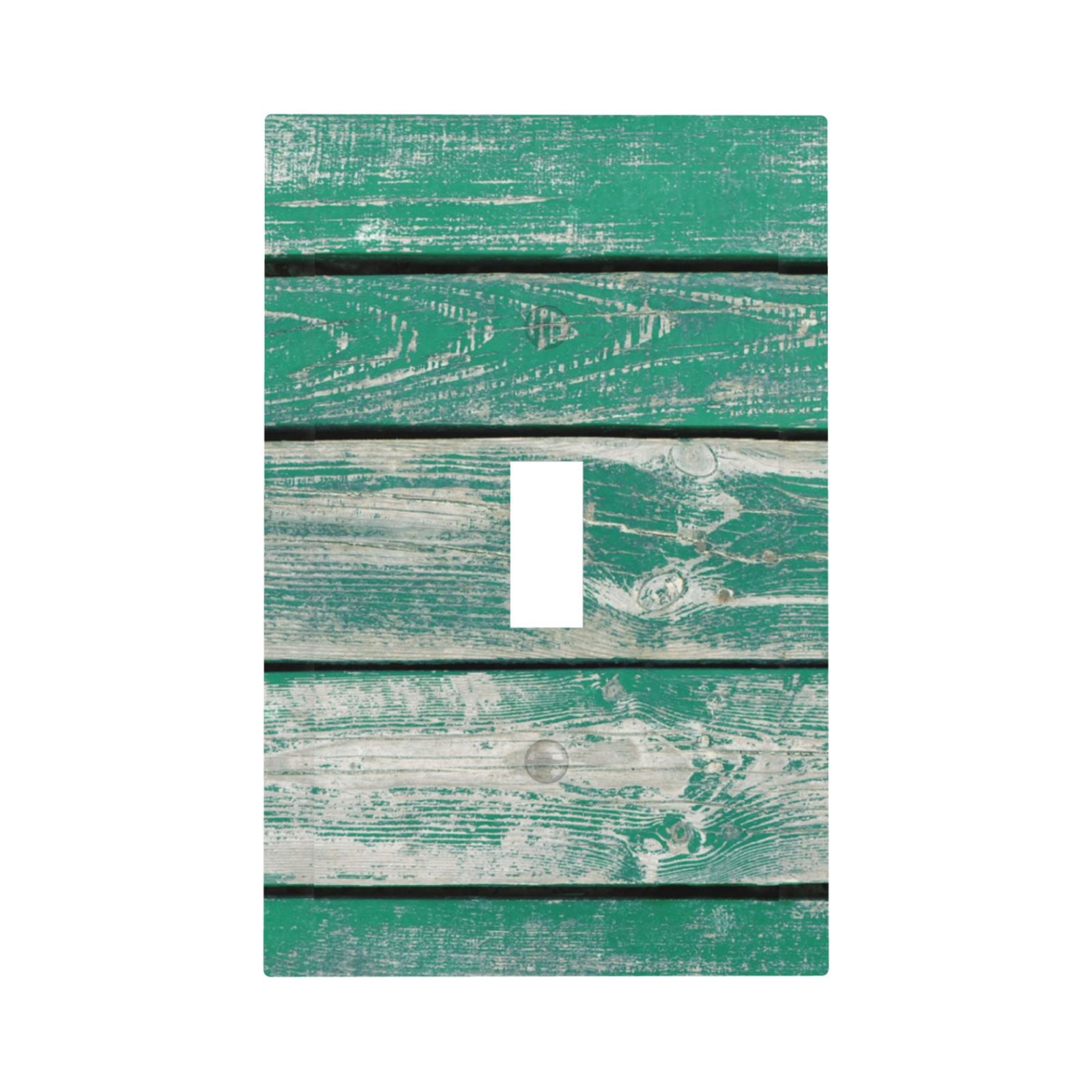 Junzan Old Green Wooden for Electrical Outlet Covers, 5" x 3" Electric ...