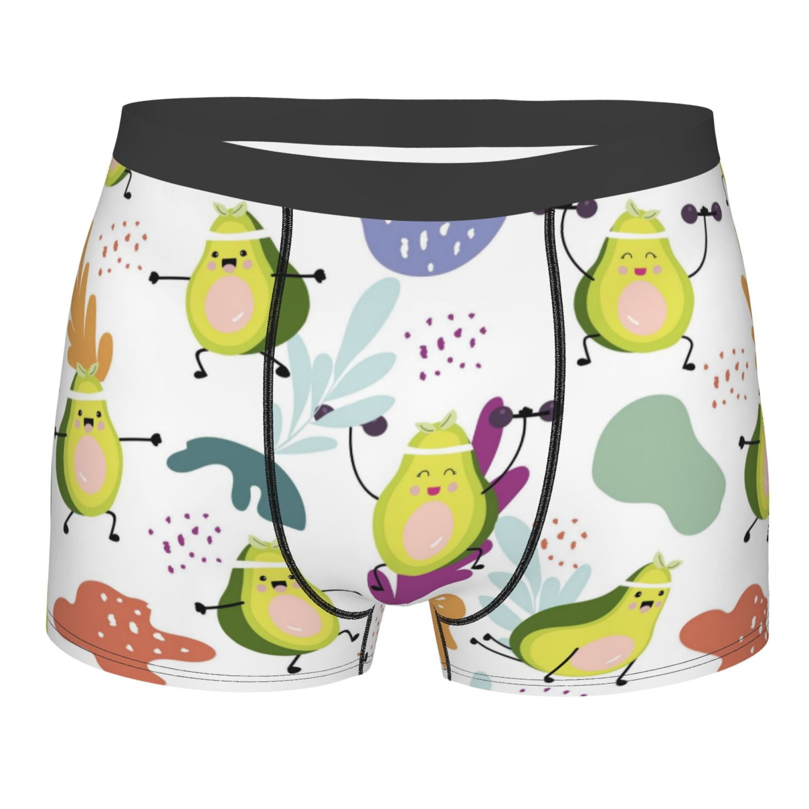 Junzan Orange Green Avocado Mens Underwear Boxer Briefs For Men’s ...