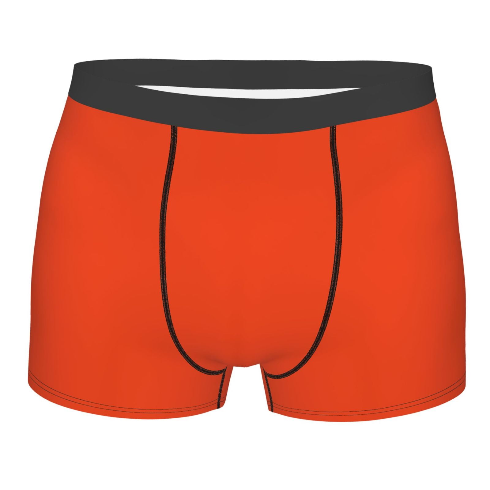 Junzan Orange Mens Underwear Boxer Briefs For Men’s - Medium - Walmart.com