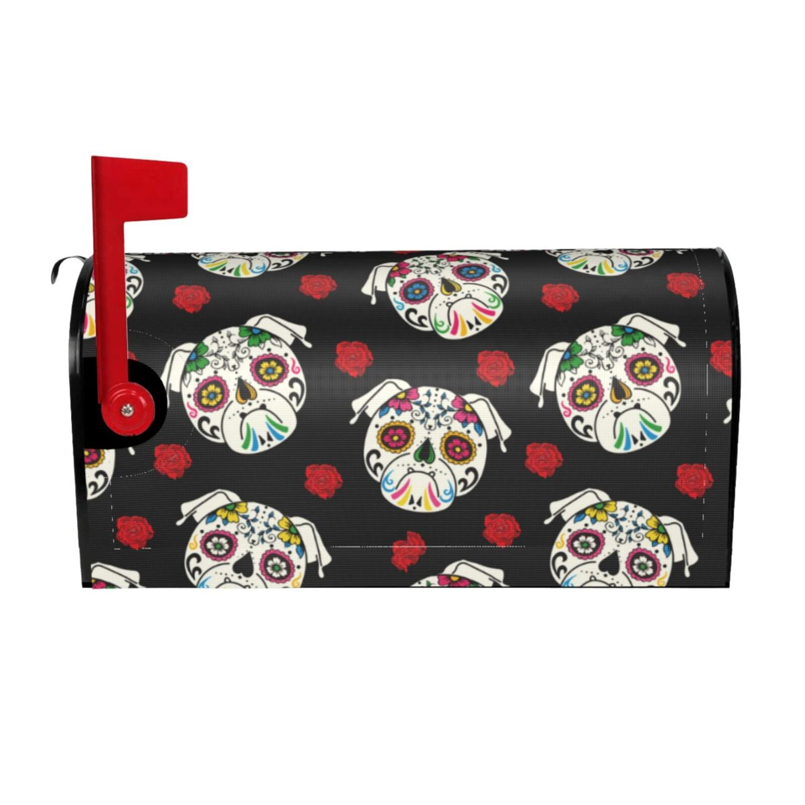 Junzan PUG Pattern Mailbox Covers,Magnetic Mailbox Waterproof Post Box ...