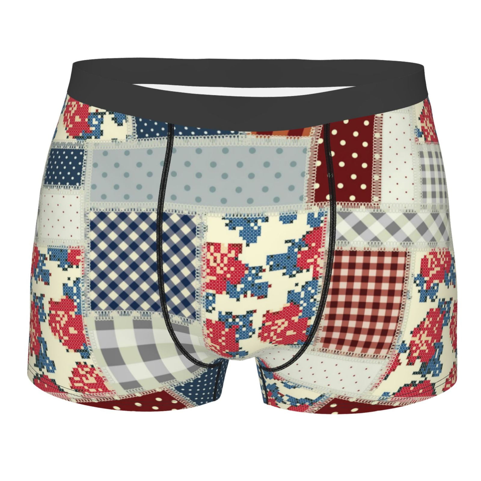 Junzan Patchwork In Country Style Mens Underwear Boxer Briefs For Men’s ...