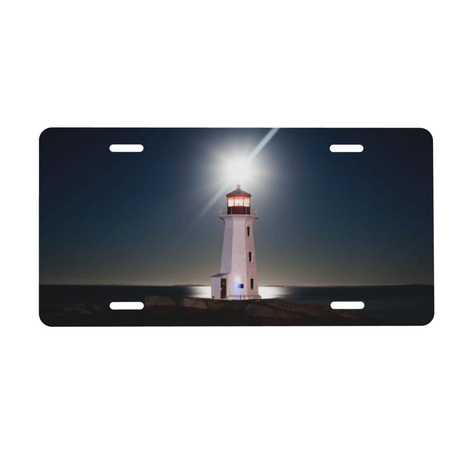 Junzan Peggy'S Cove Lighthouse Front License Plate Covers Decorative ...