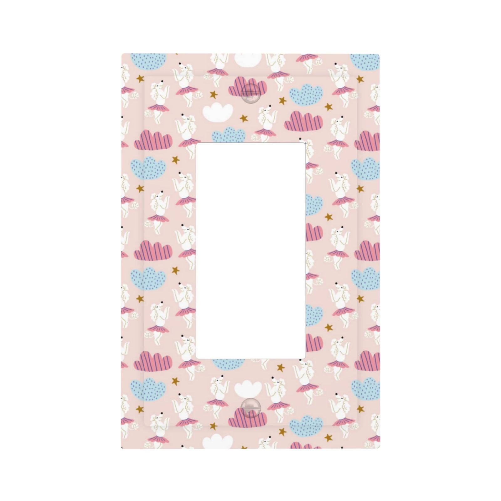 Junzan Poodle In Ballet Skirts Dancing for Electrical Outlet Covers, 5 ...