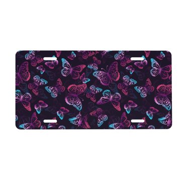 Ocsxa Sunflowers Leaves And Birds Print Front License Plate Covers ...