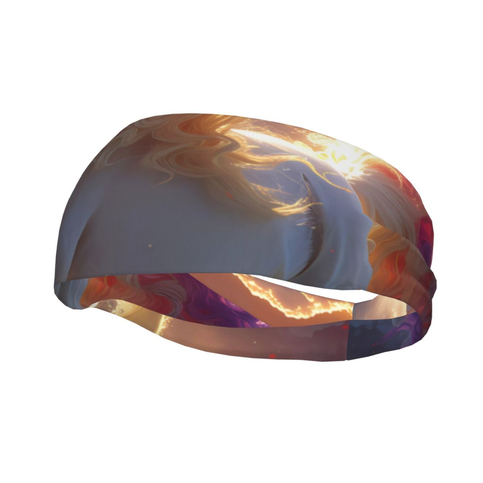 Junzan Rainbow Cloud White Horse for Sweatbands Sports Headband for Men ...