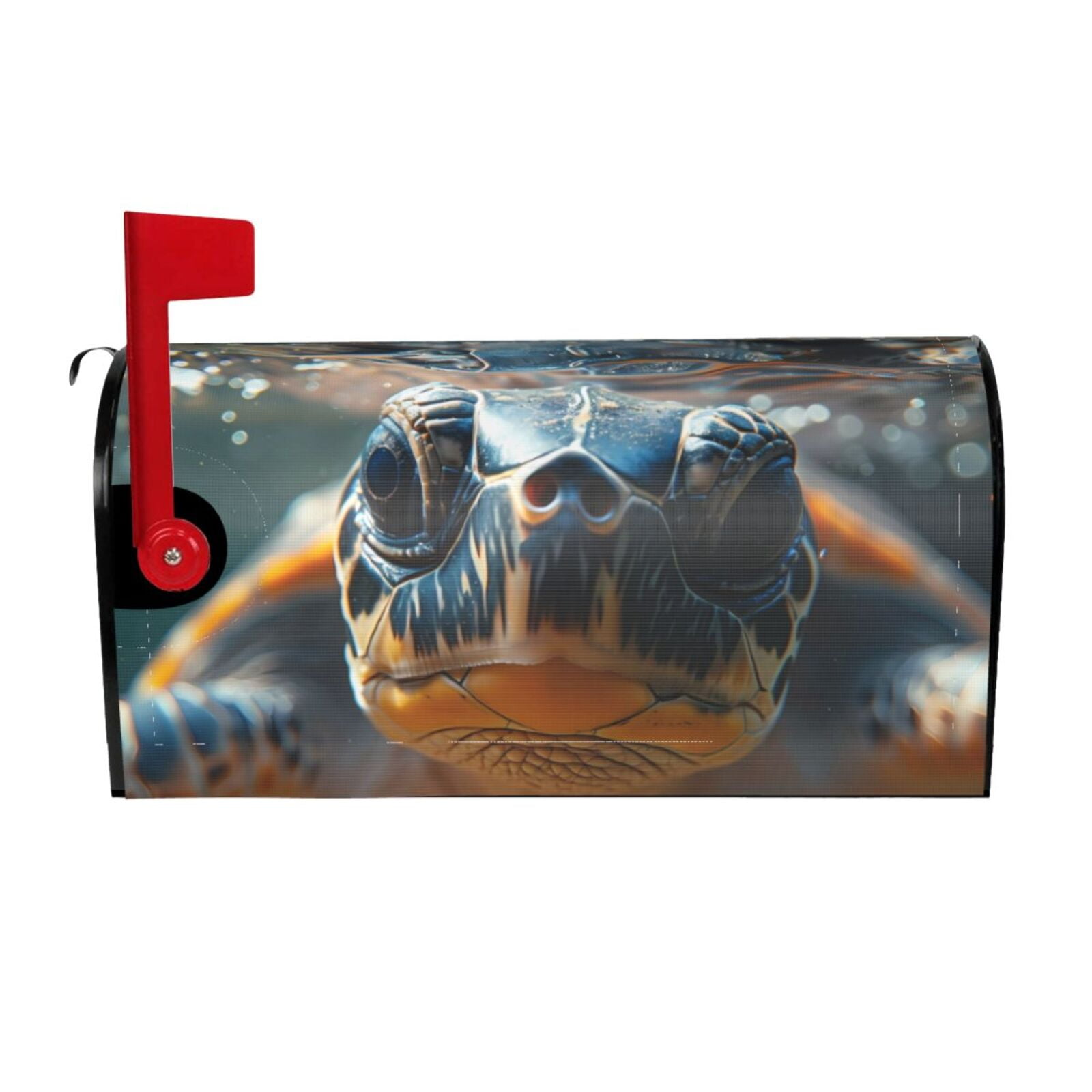 Junzan Realistic Cute Sea Turtle Pattern Mailbox Covers,Magnetic ...