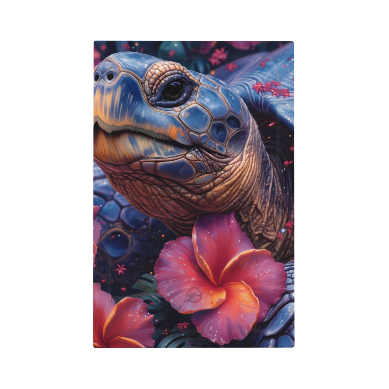 Junzan Realistic Flower Turtle for Electrical Outlet Covers, 5" x 3 ...