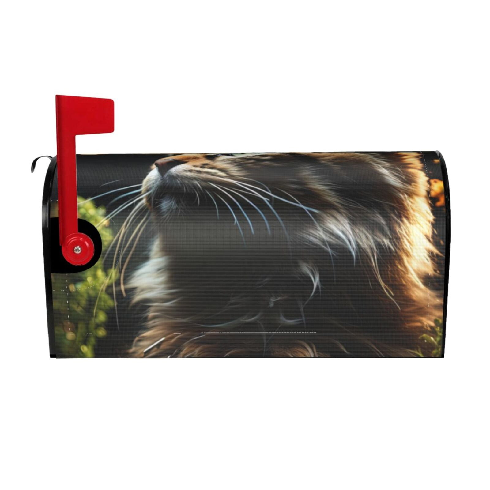 Junzan Realistic Style Cute Cat Pattern Mailbox Covers,Magnetic Mailbox ...