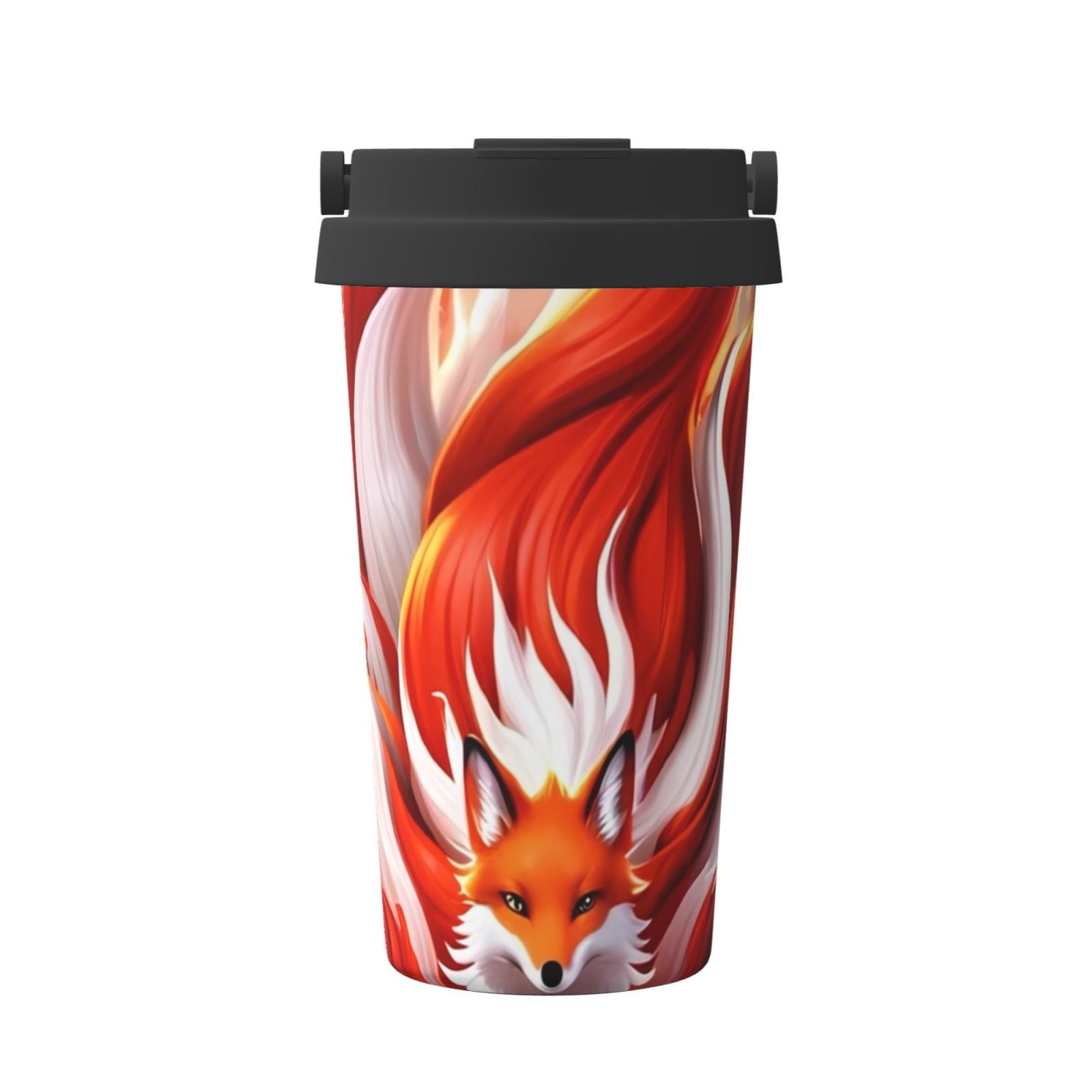 Junzan Red Sun Flame Fox for Stainless Steel Vacuum Insulated Tumbler ...