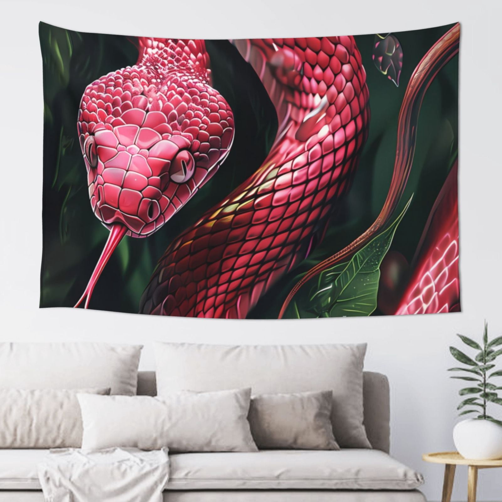 Junzan Red Viper Jungle Intensity for Tapestry - Home DéCor Tapestry ...