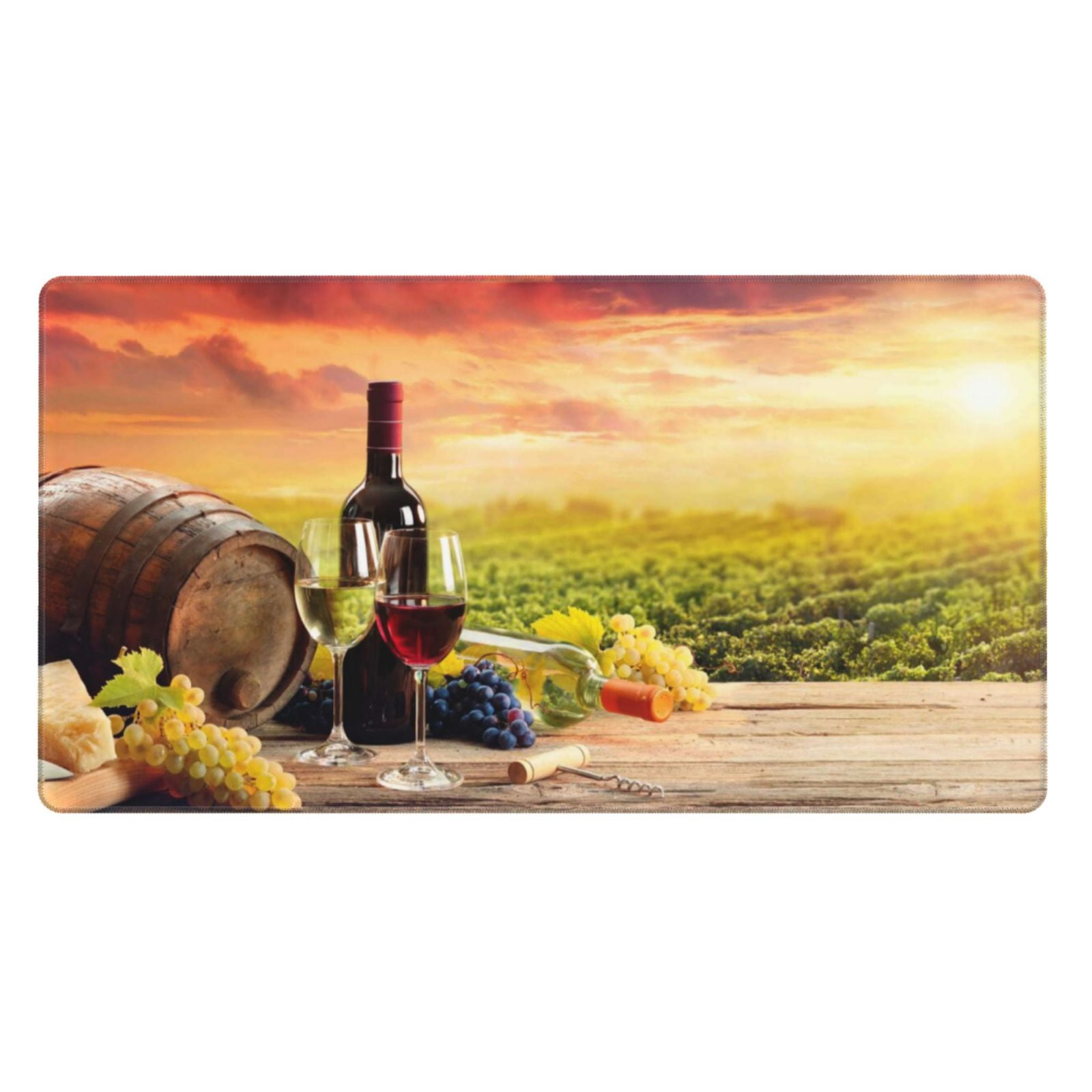 Junzan Red Wine Glasses Extra Large Mouse Pad For Boys Girl Men Women ...