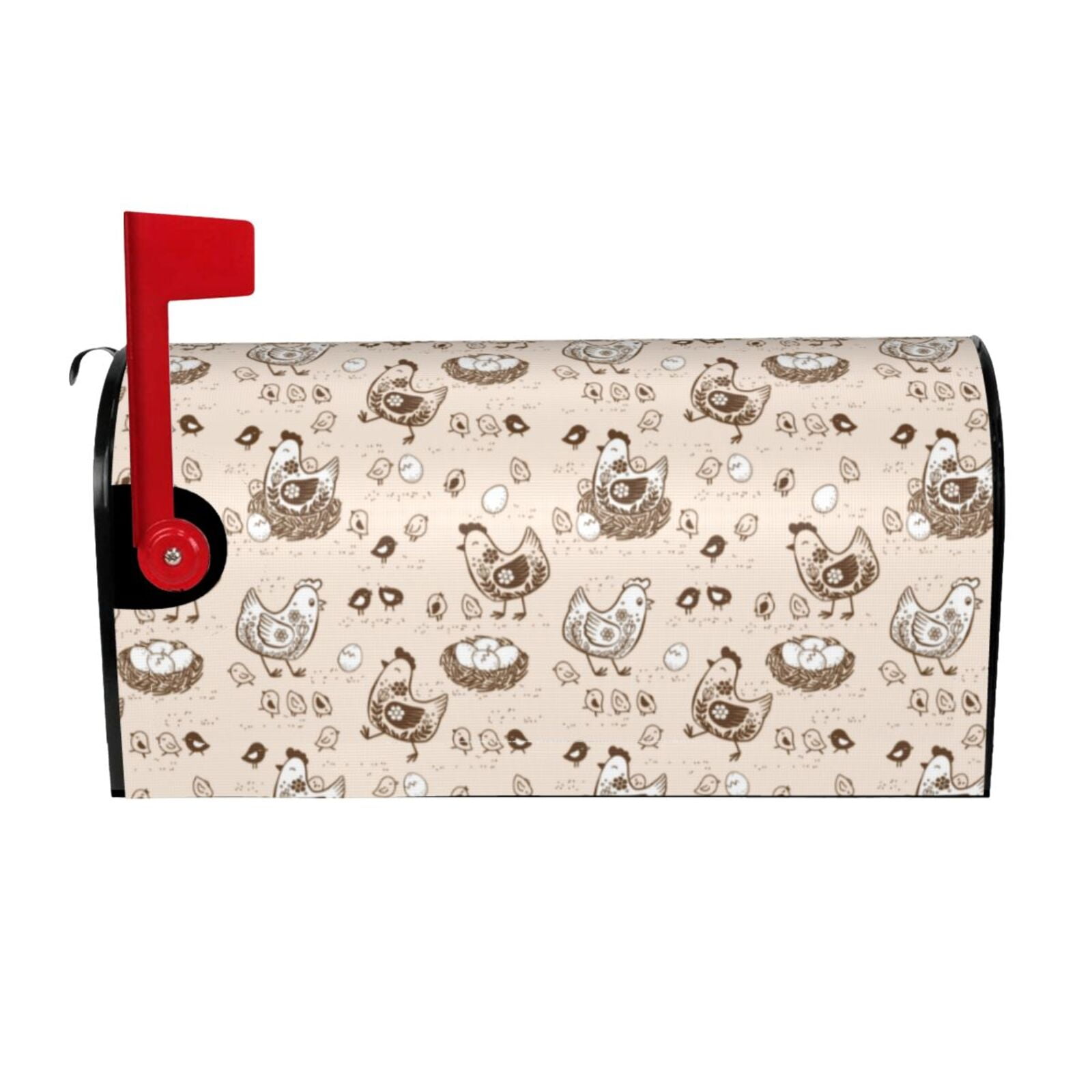 Junzan Retro Rooster Pattern Mailbox Covers,Magnetic Mailbox Waterproof ...