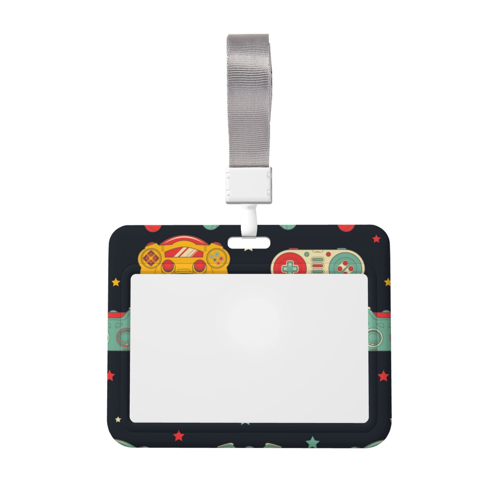 Junzan Retro Video Game Id Badge Holder With Windows Key Card Work ...