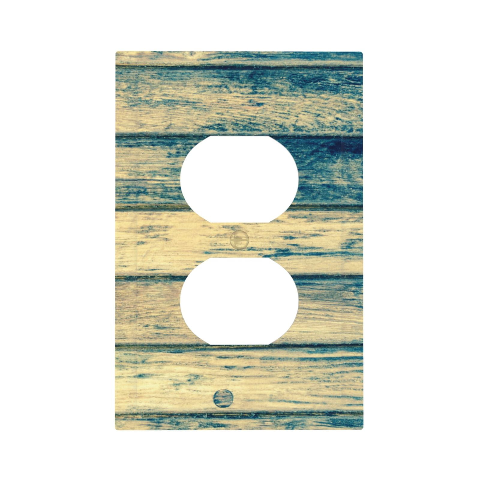 Junzan Retro Wooden for Electrical Outlet Covers, 5" x 3" Electric ...