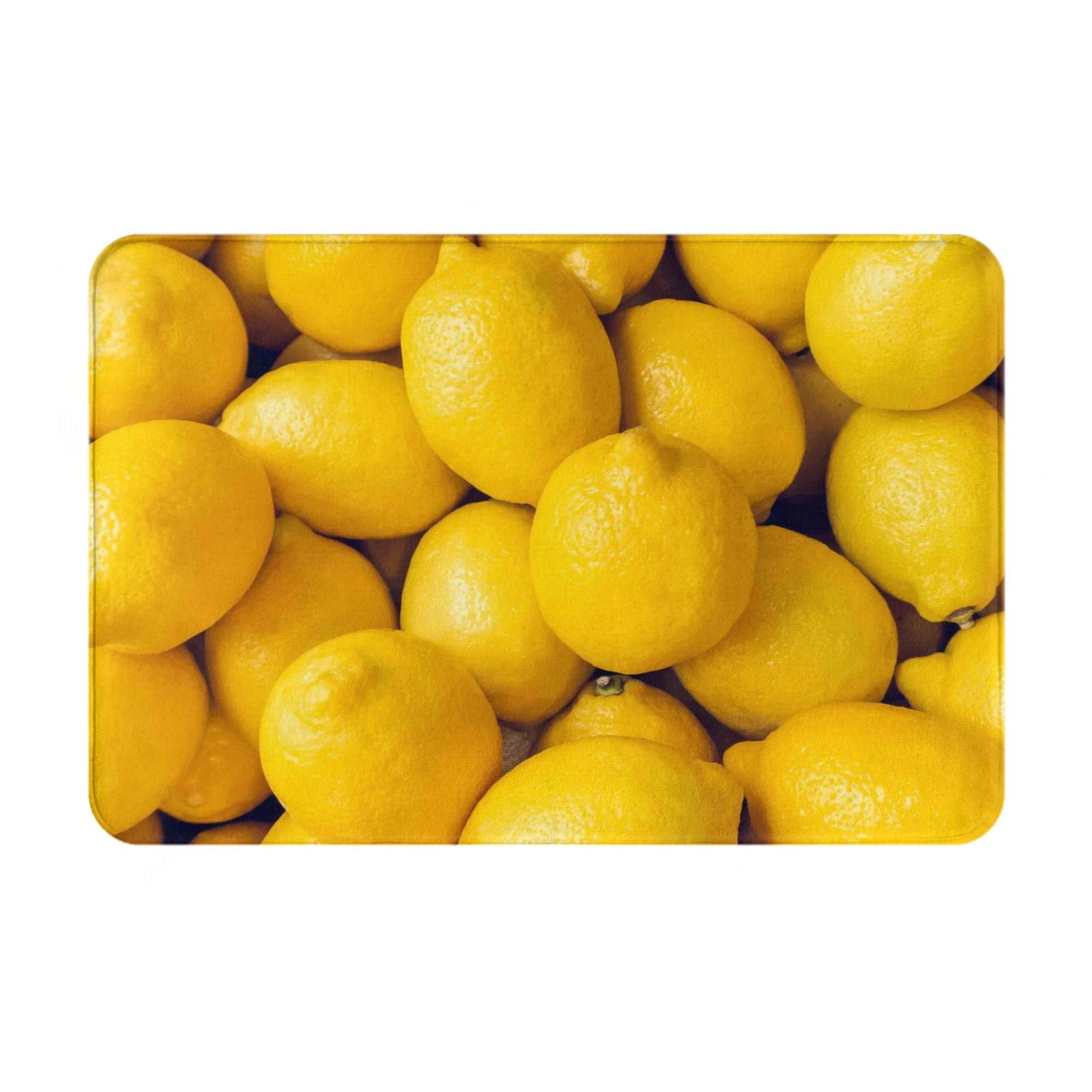Junzan Ripe Yellow Lemon Custom Funny Welcome Doormat Personalized Door ...