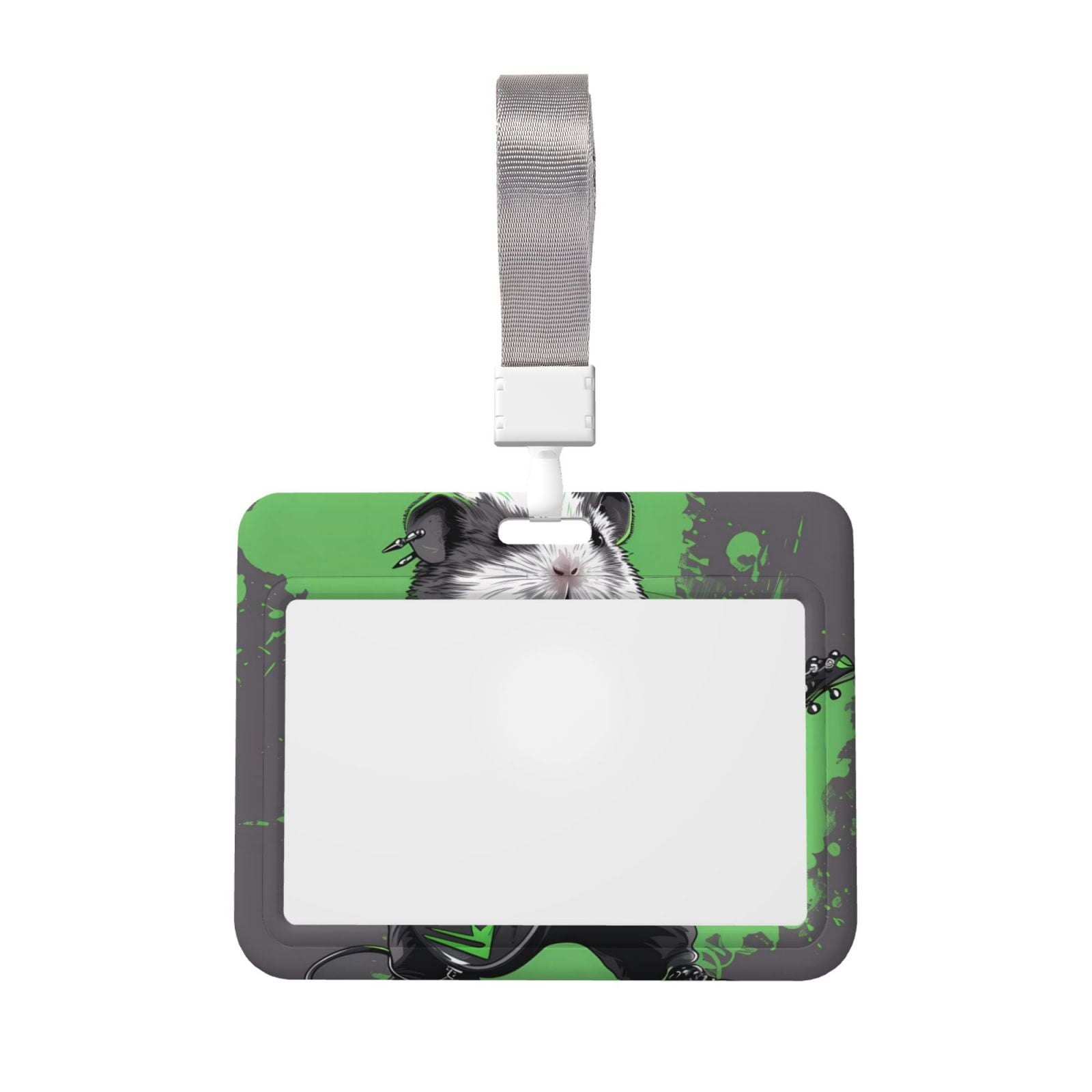 Junzan Rock Guitar Guinea Pig ID Badge Holder with Windows Key Card ...